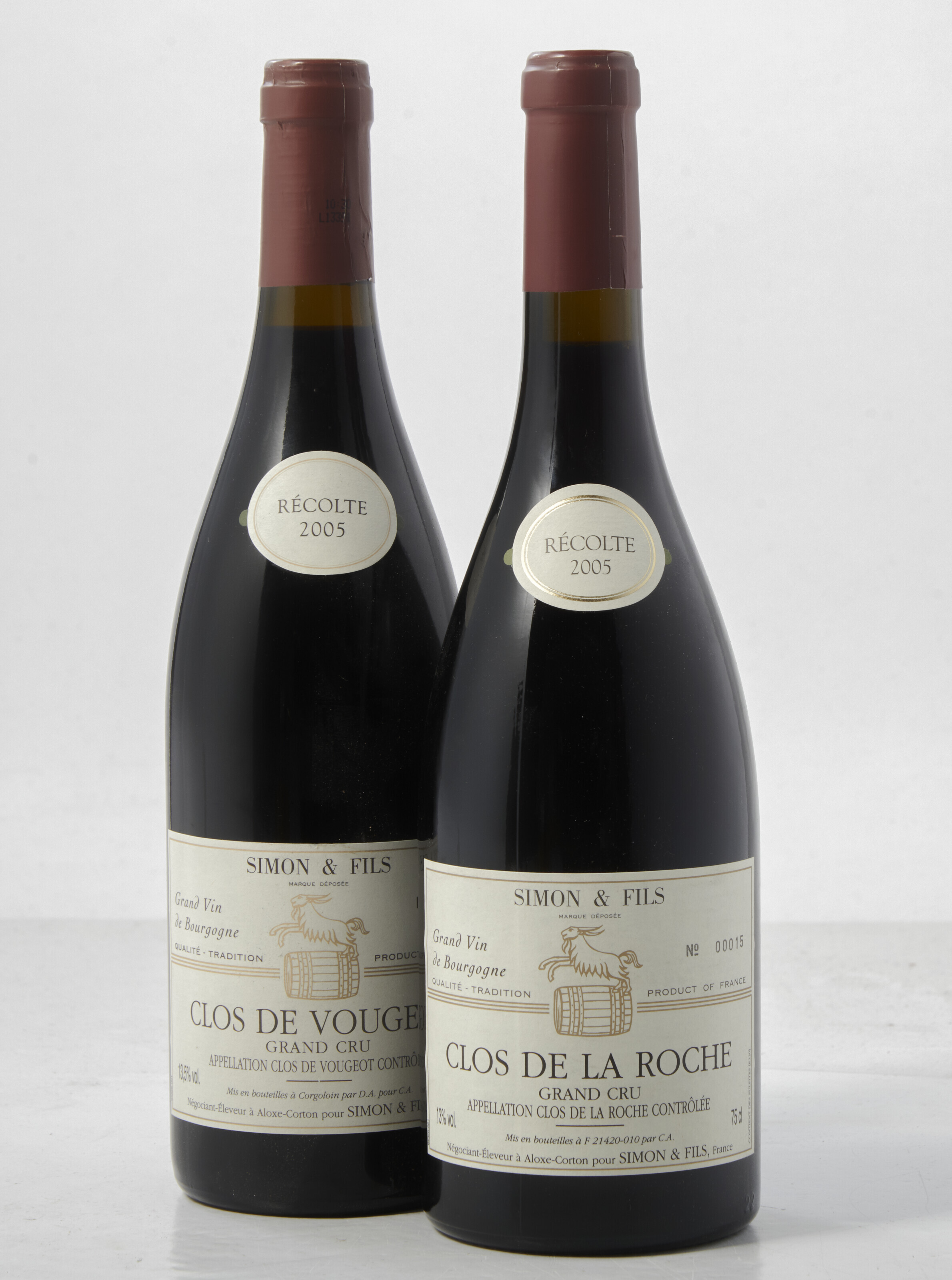 Mixed 2005 Simon & Fils, Simon & Fils,Clos de la Roche 2005In original ...