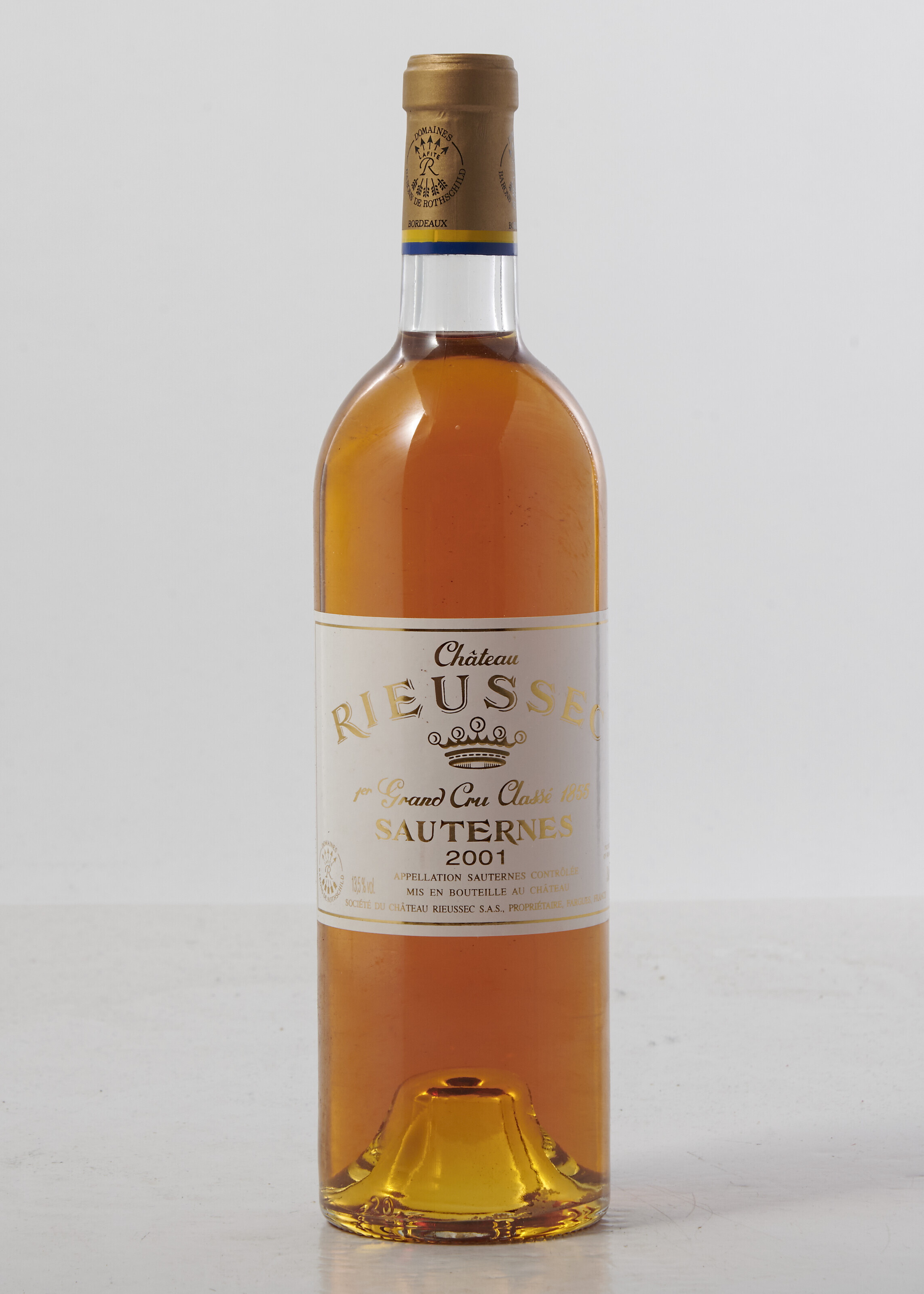 Château Rieussec 2001, Fargues (Sauternes), 1er cru classéIn original ...