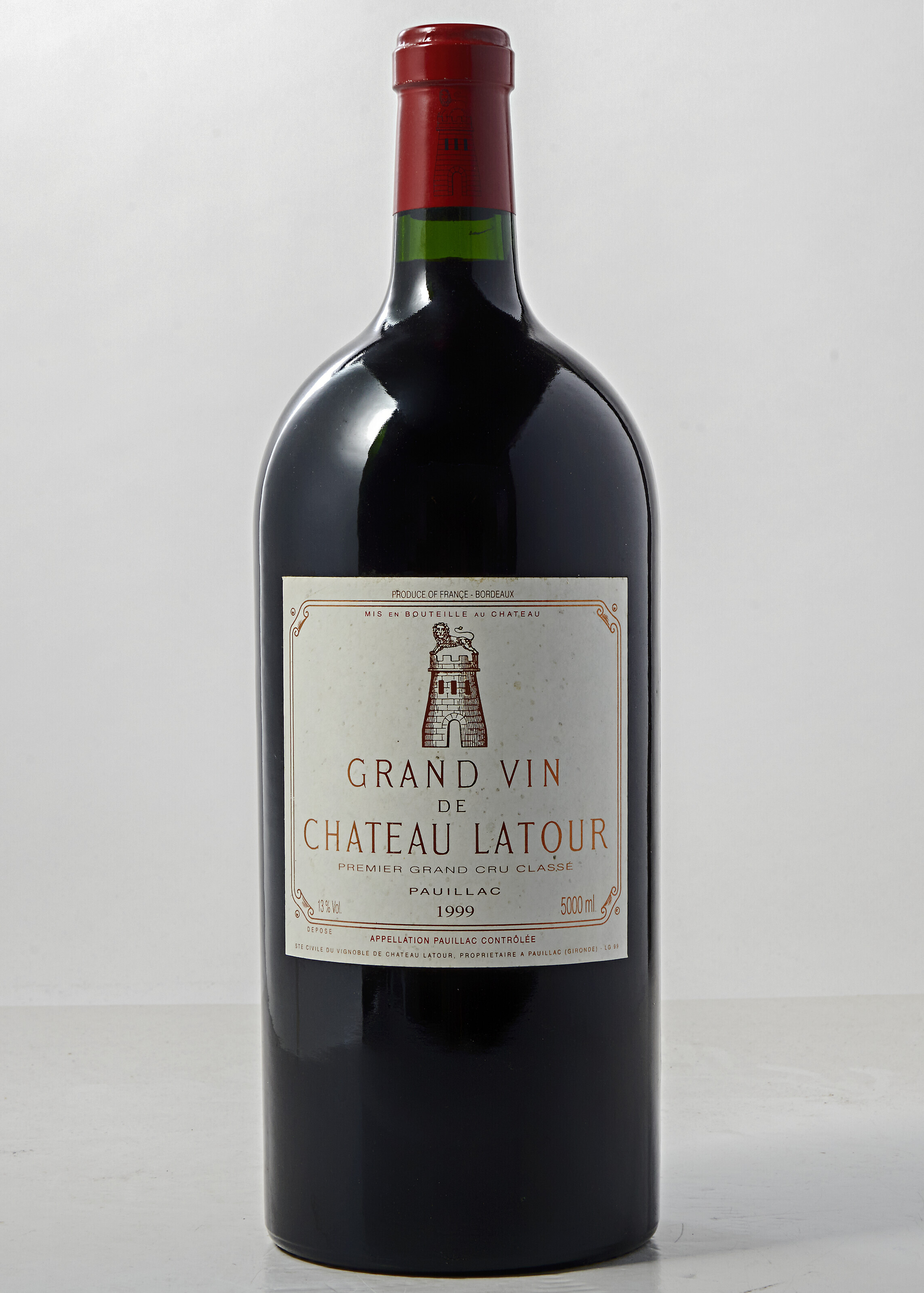 Château Latour 1999, Pauillac, 1er cru classéSlightly bin-soiled label ...