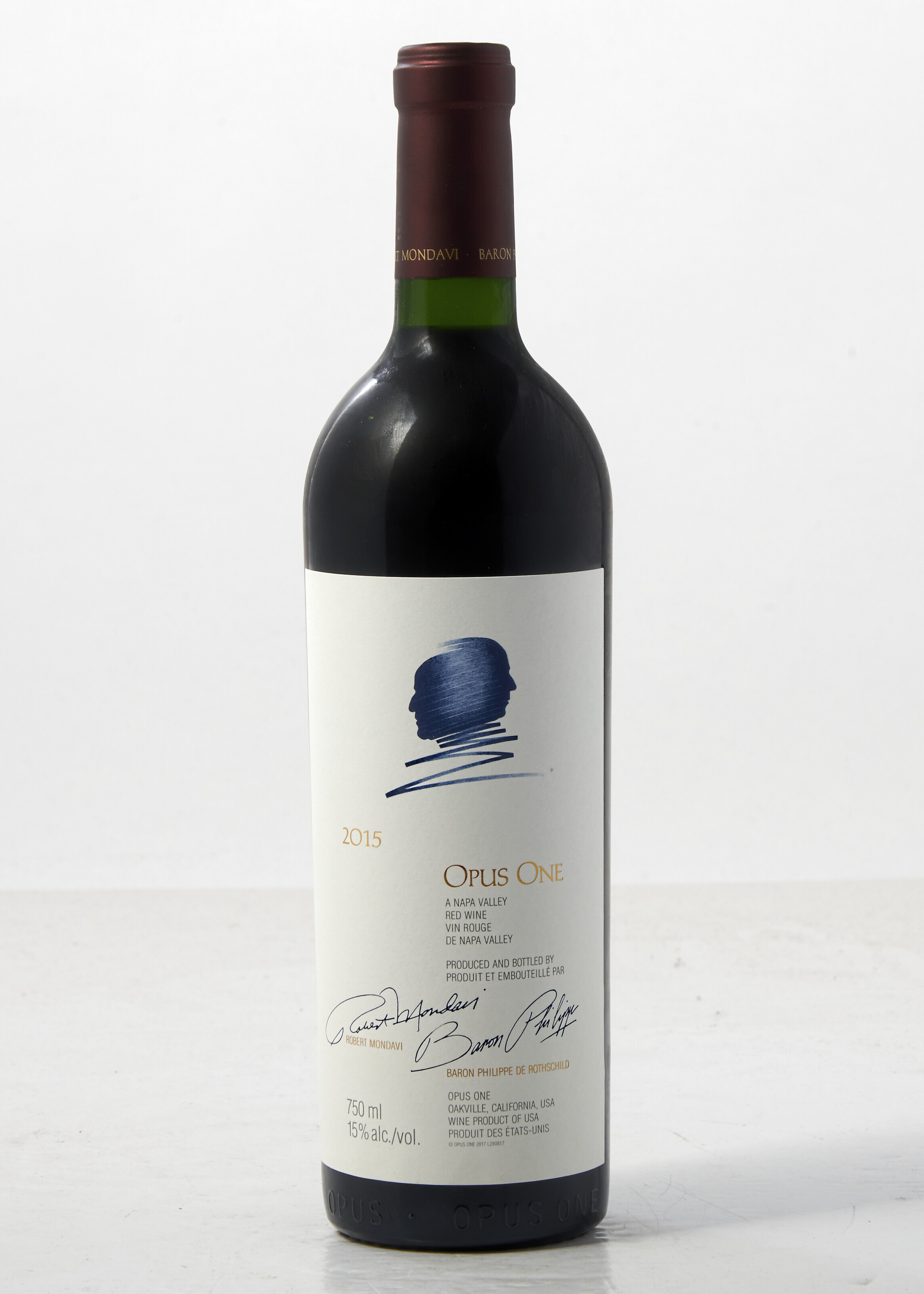 Opus One 2015, Napa ValleyIn six-bottle original wooden cases | Christie’s