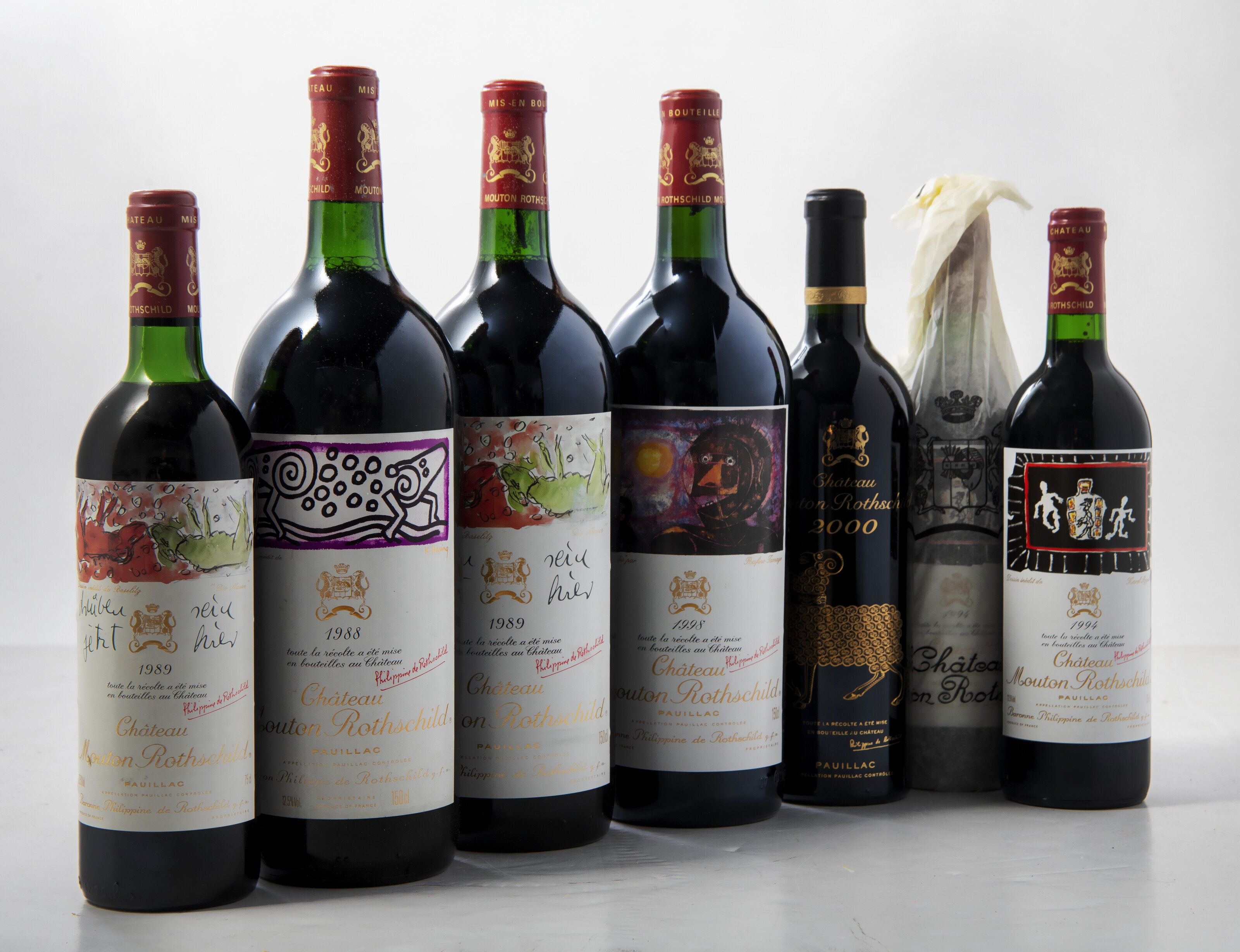 Mixed Mouton-Rothschild 1988-2000, Château Mouton-Rothschild ...