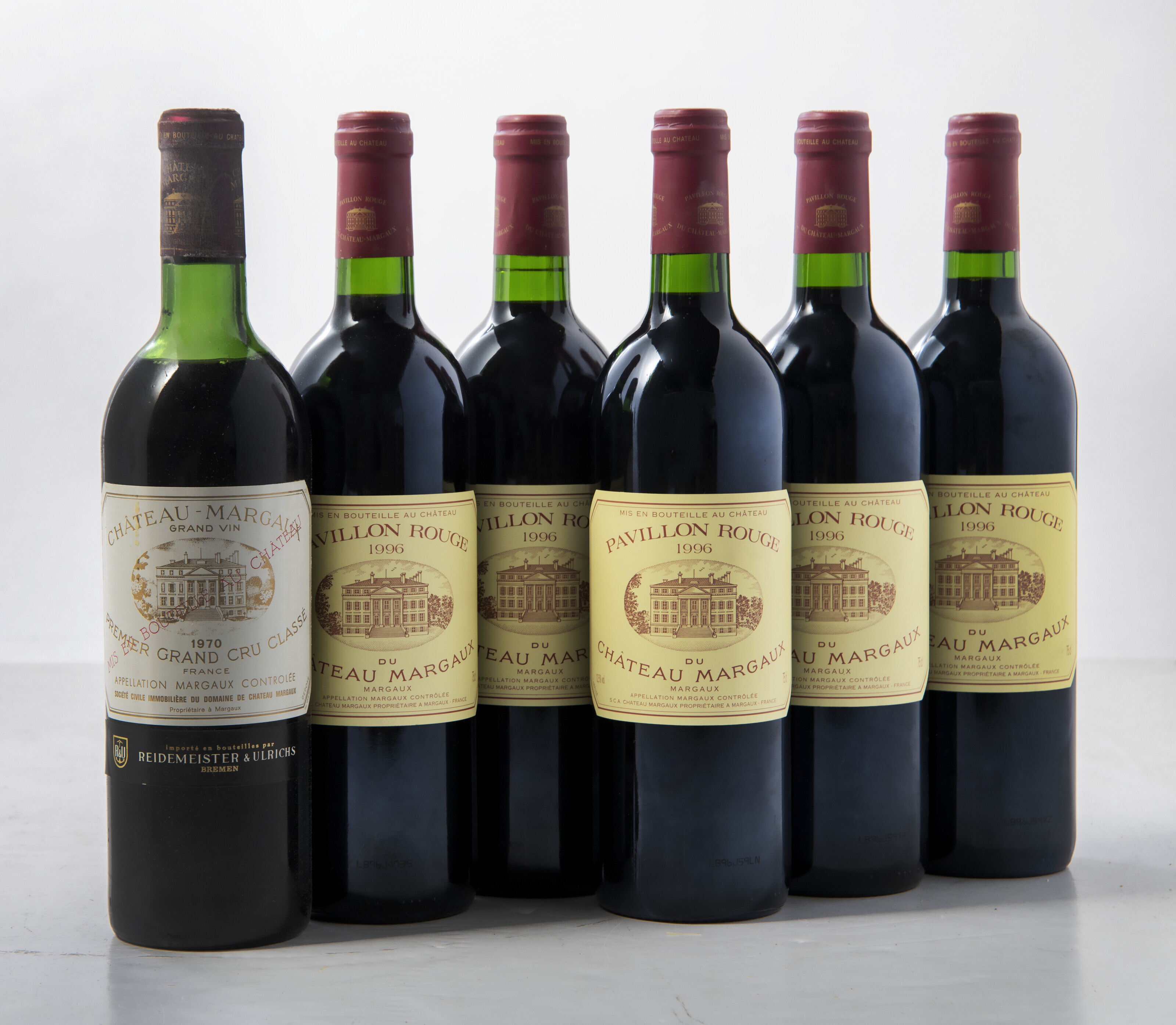 Mixed Margaux and Pavillon Rouge 1970-1996, Château Margaux ...