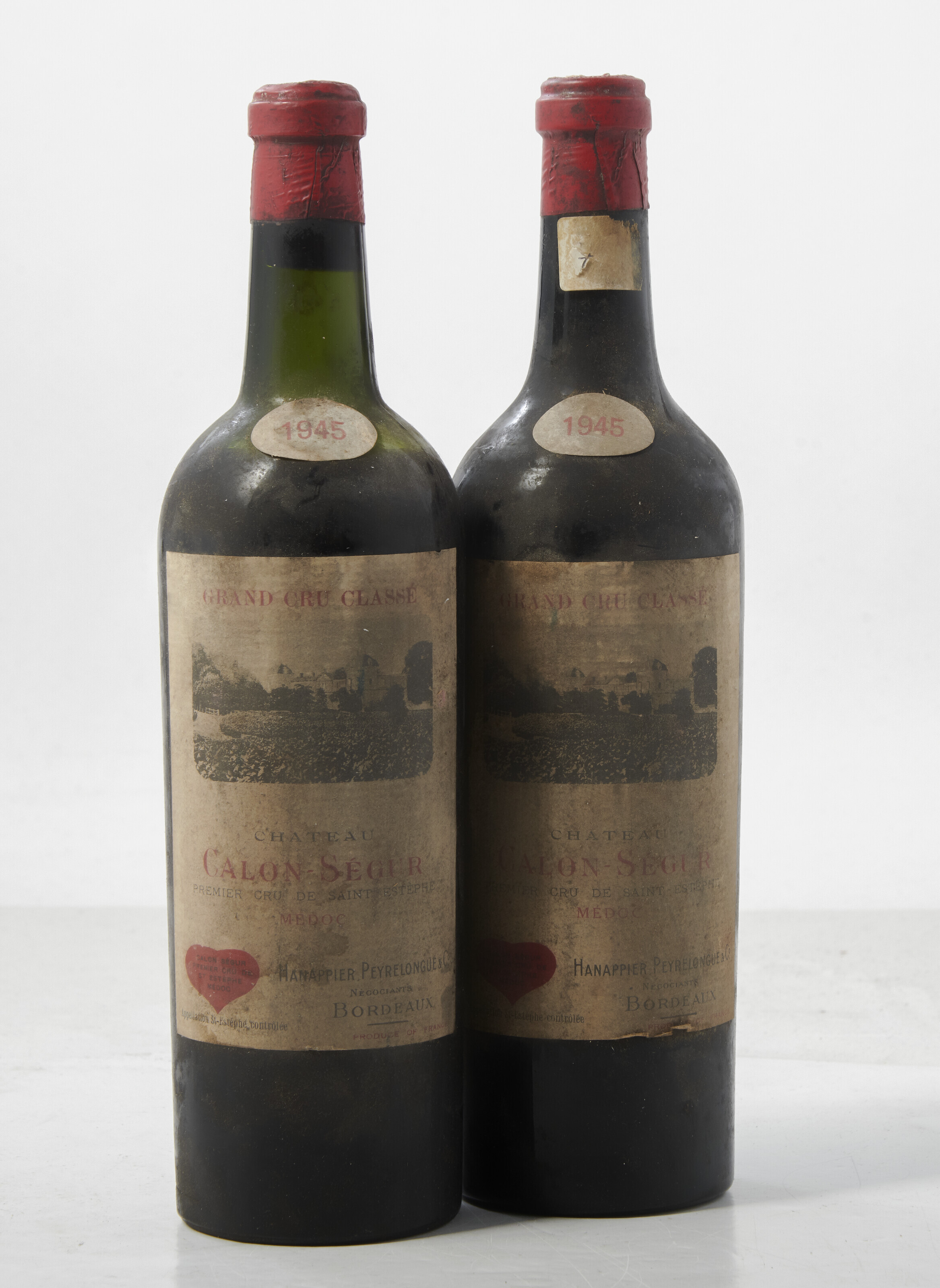 Château Calon-Ségur 1945, Saint-Estéphe, 3ème cru classéCorroded ...