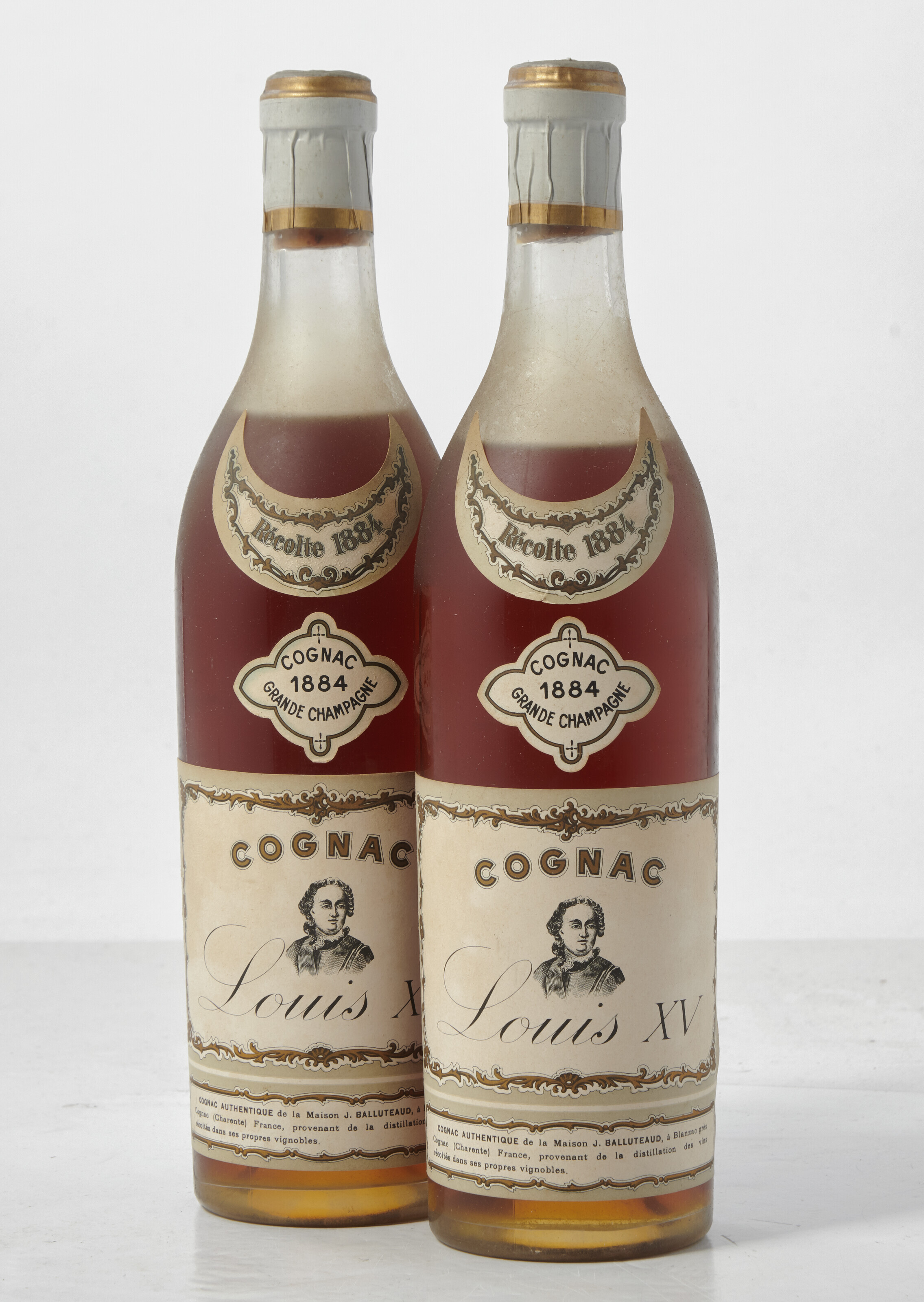 Maison J. Balluteaud Cognac Louis XV Grande Champagne 1884, CognacBin ...