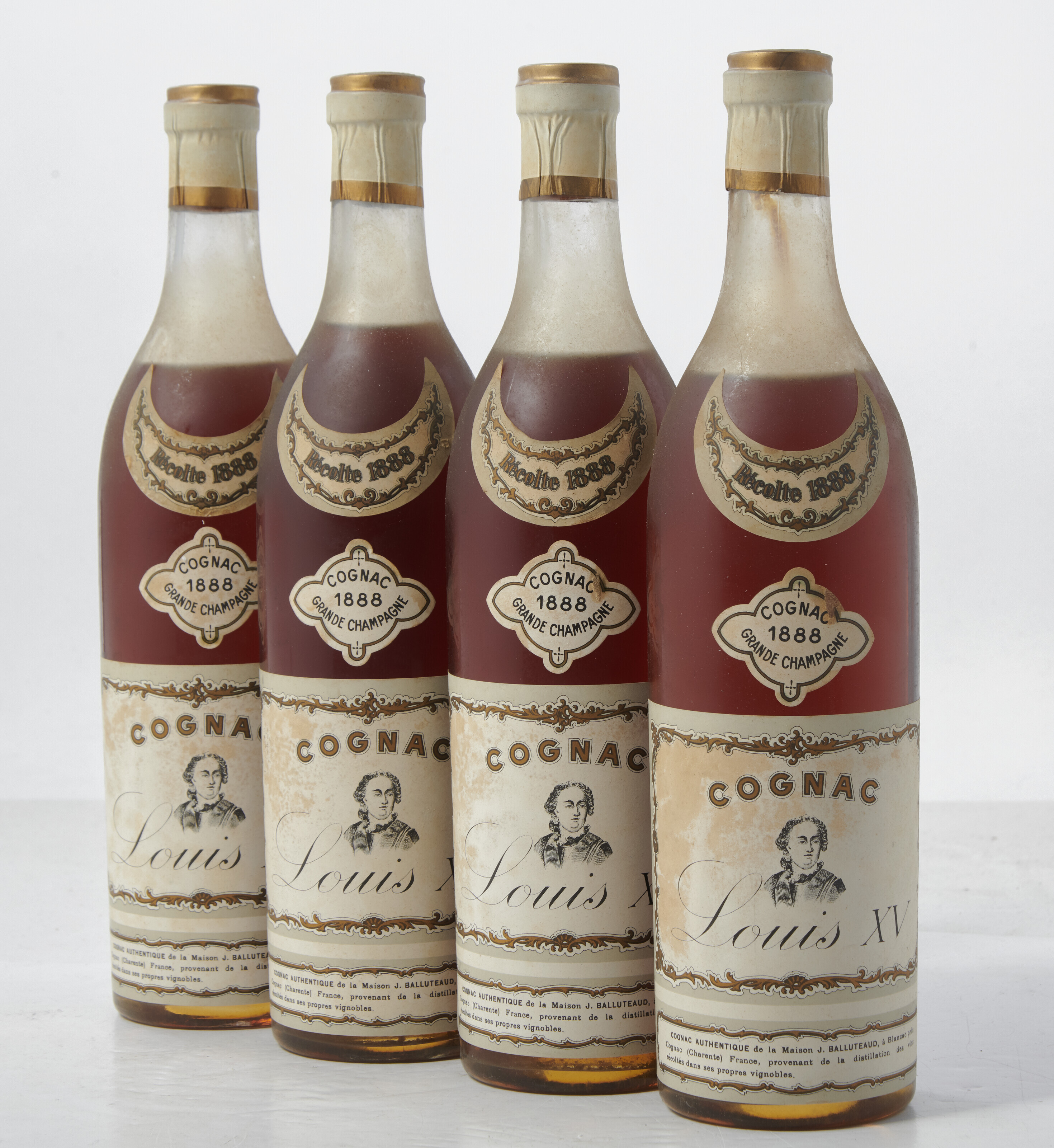 Maison J. Balluteaud Cognac Louis XV Grande Champagne 1888, CognacBin ...