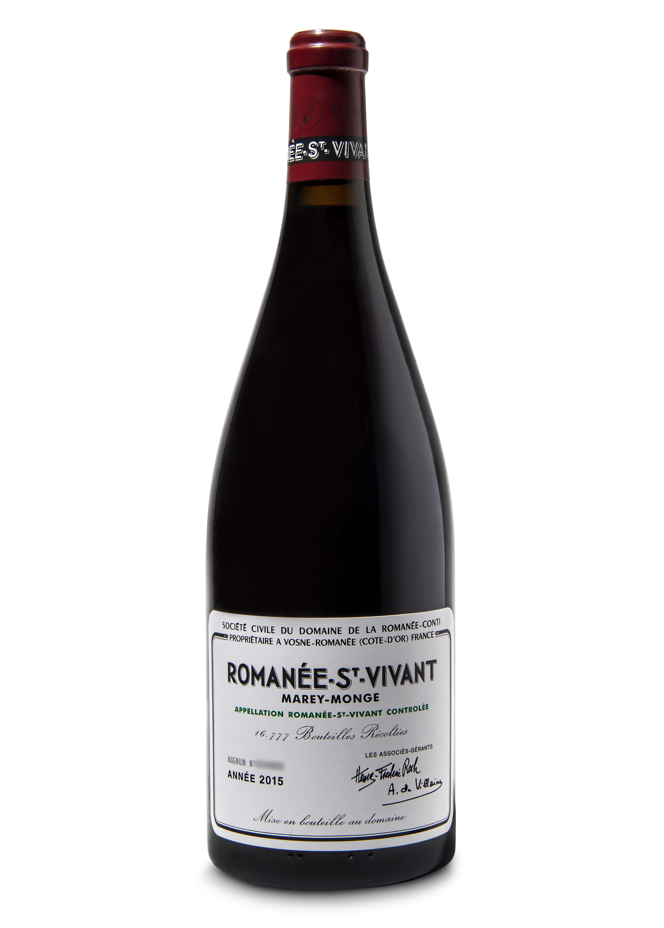 Domaine de la Romanée-Conti, Romanée-Saint-Vivant 2015, Grand Cru, Cote ...