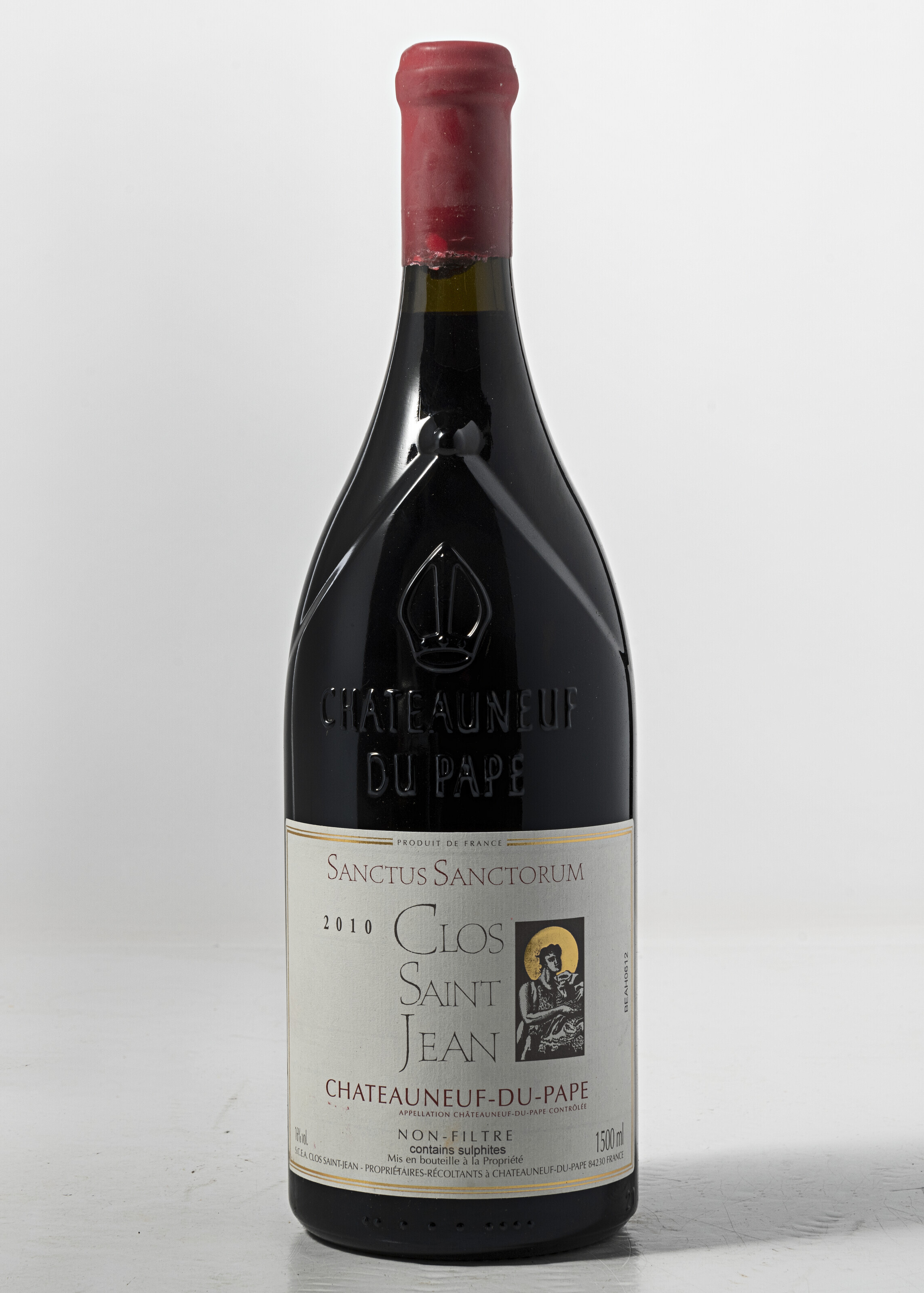 Clos Saint Jean, Châteauneuf-du-Pape Sanctus Sanctorum 2010 ...