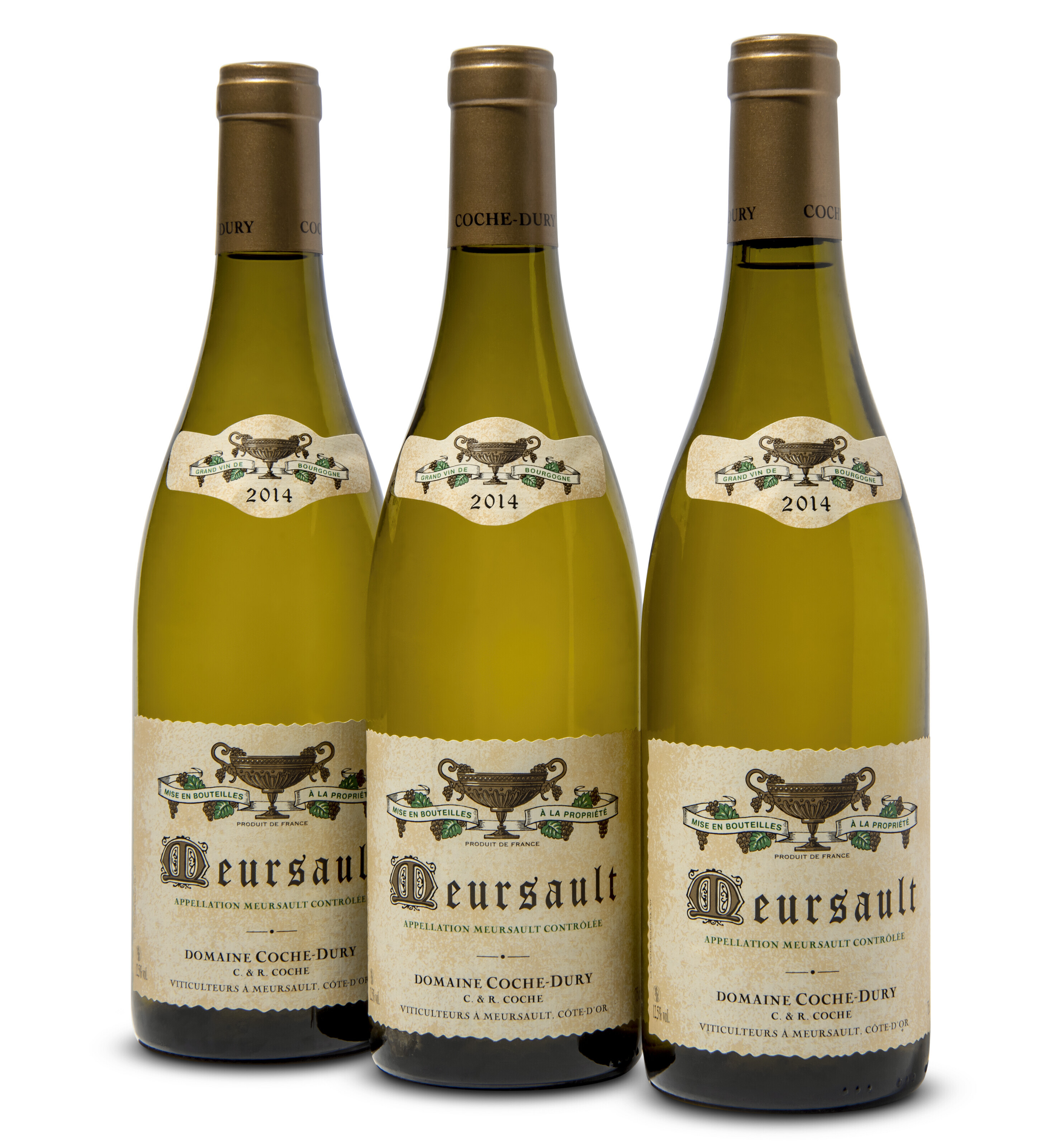 Domaine Coche-Dury, Meursault 2014, Côte de BeauneLevels: 1cm or better ...