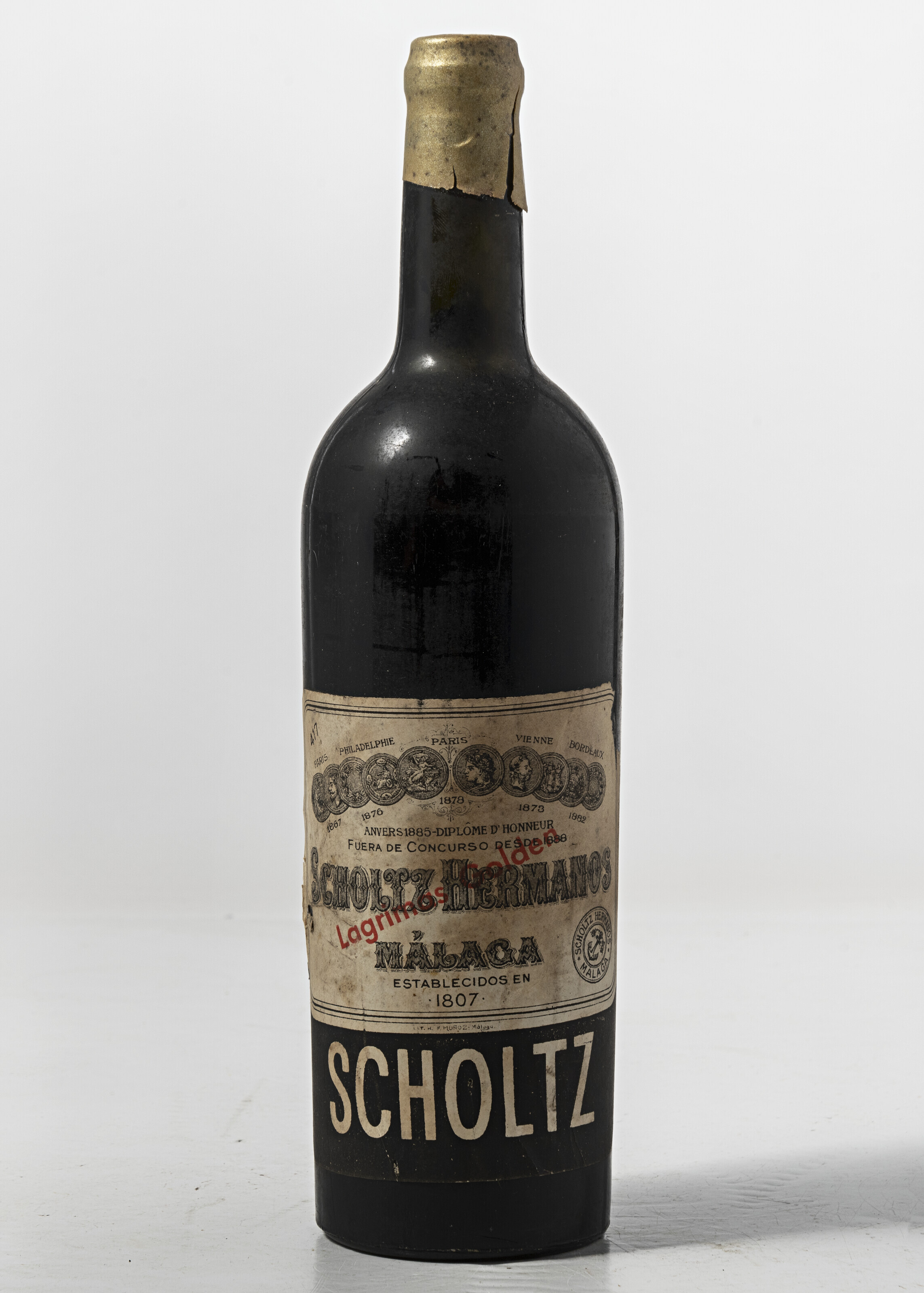 Scholtz Hermanos Málaga NV, Málaga Believed early 20th century. Cracked ...