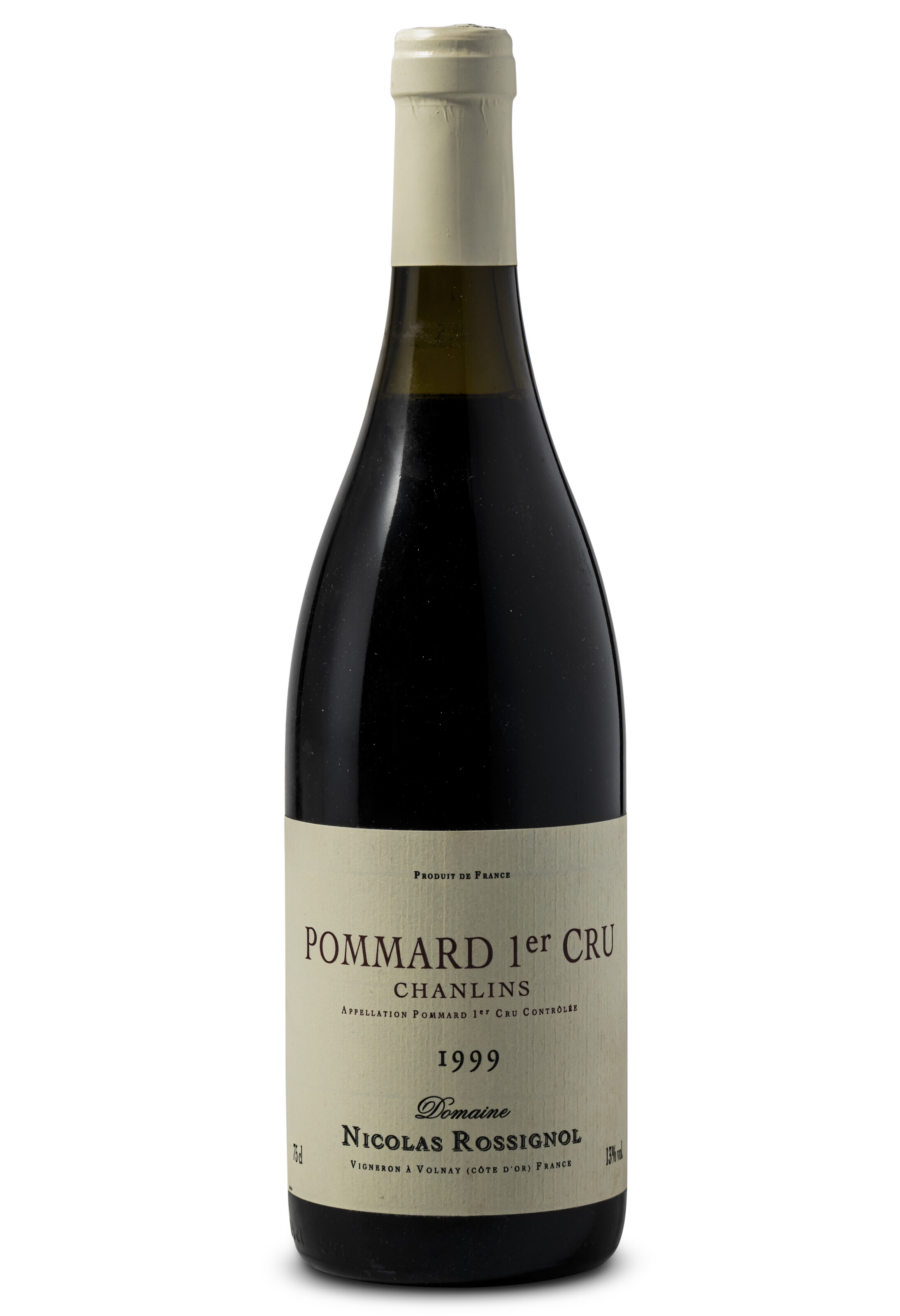 Nicolas Rossignol, Pommard Chanlins 1999, 1er Cru, Côte de BeauneIn ...