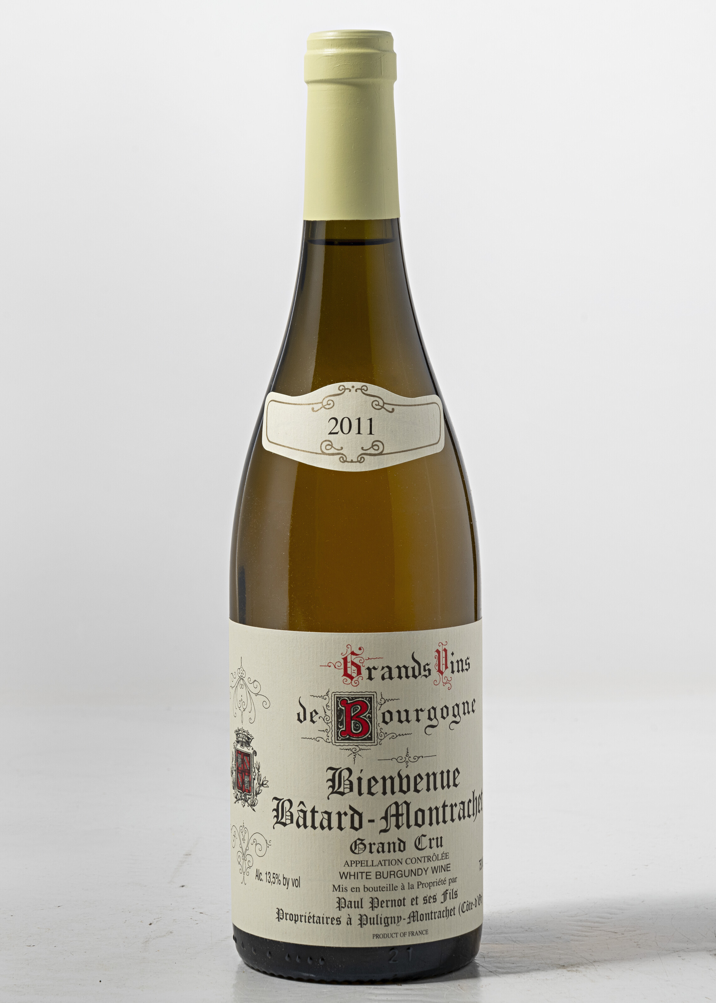 Paul Pernot, Bienvenues-Bâtard-Montrachet 2011, Grand Cru, Côte de ...