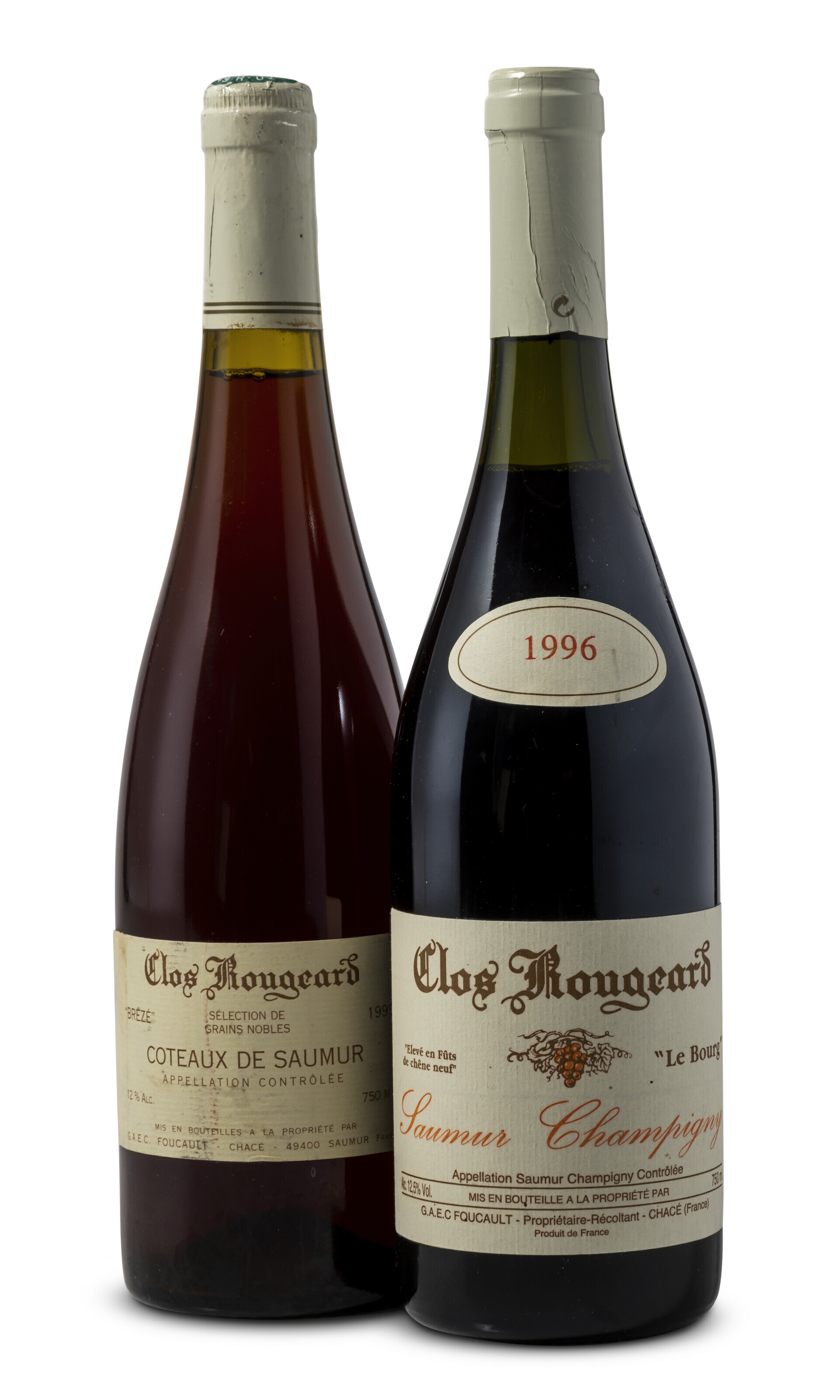 Mixed Clos Rougeard 1995-1996, Foucault, Clos Rougeard Saumur Brézé SGN ...