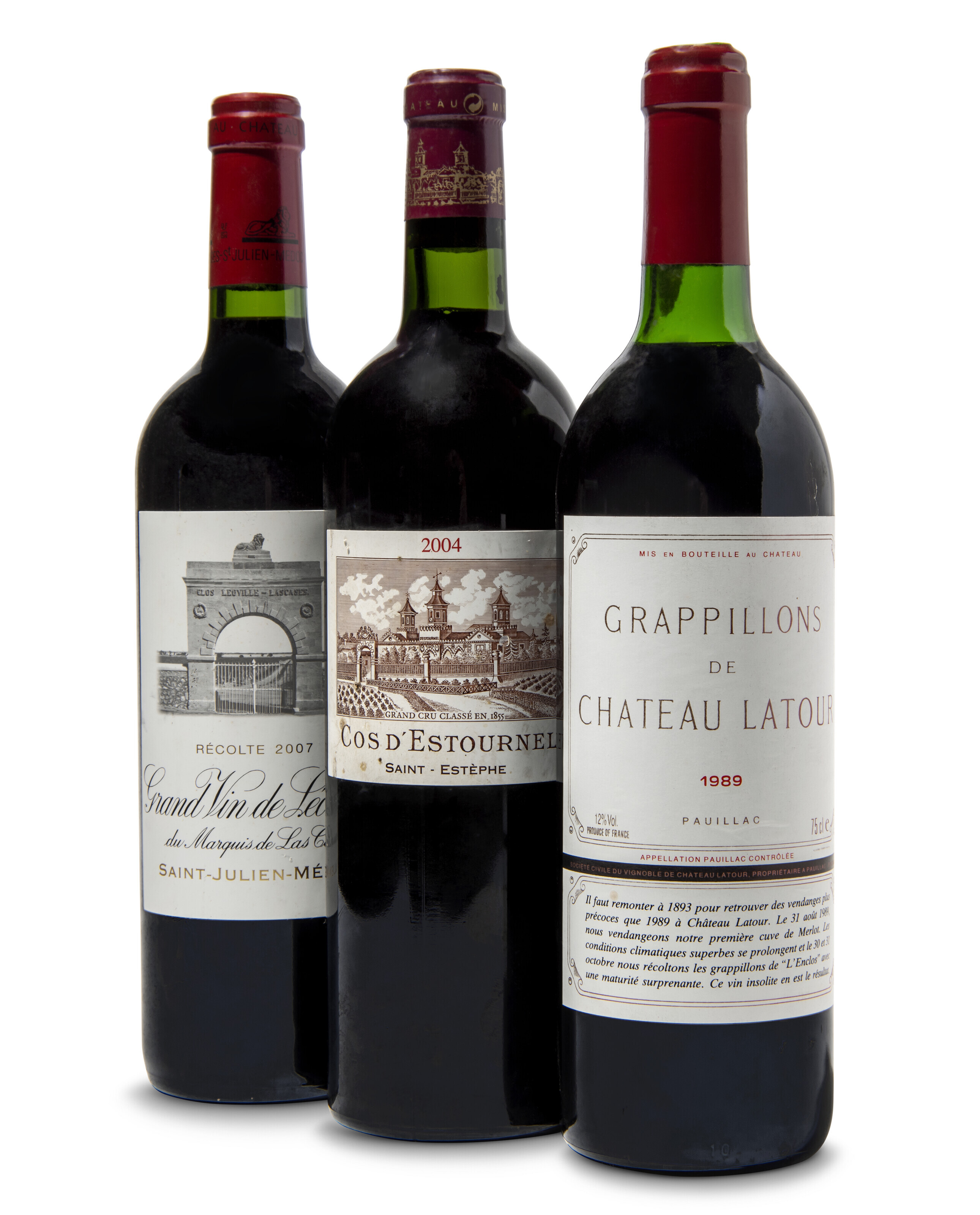Mixed Cos d'Estournel, Léoville Las Cases and Grappillons de Latour ...