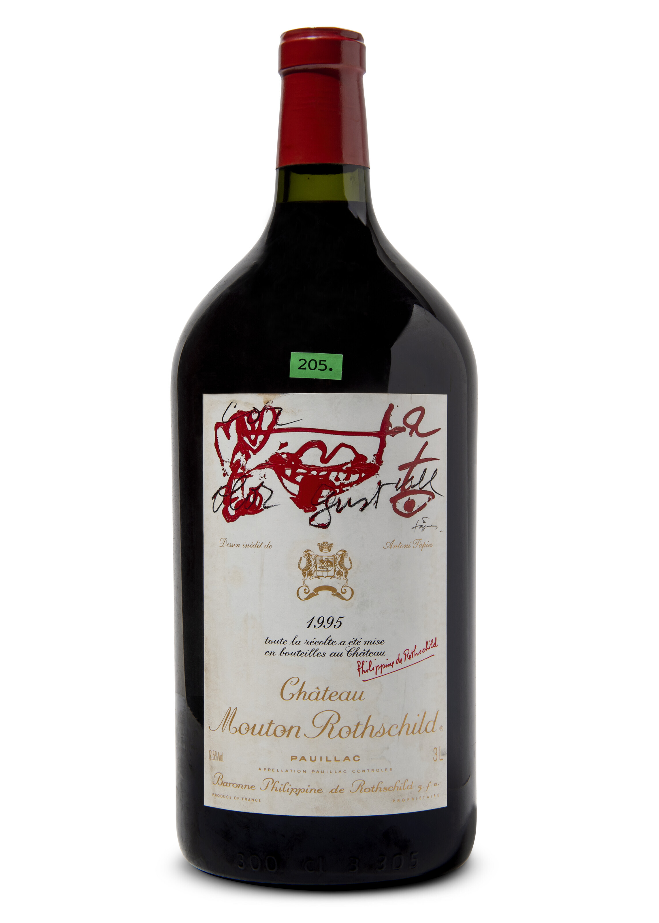 Château Mouton-Rothschild 1995, Pauillac, 1er cru classéBin-soiled ...