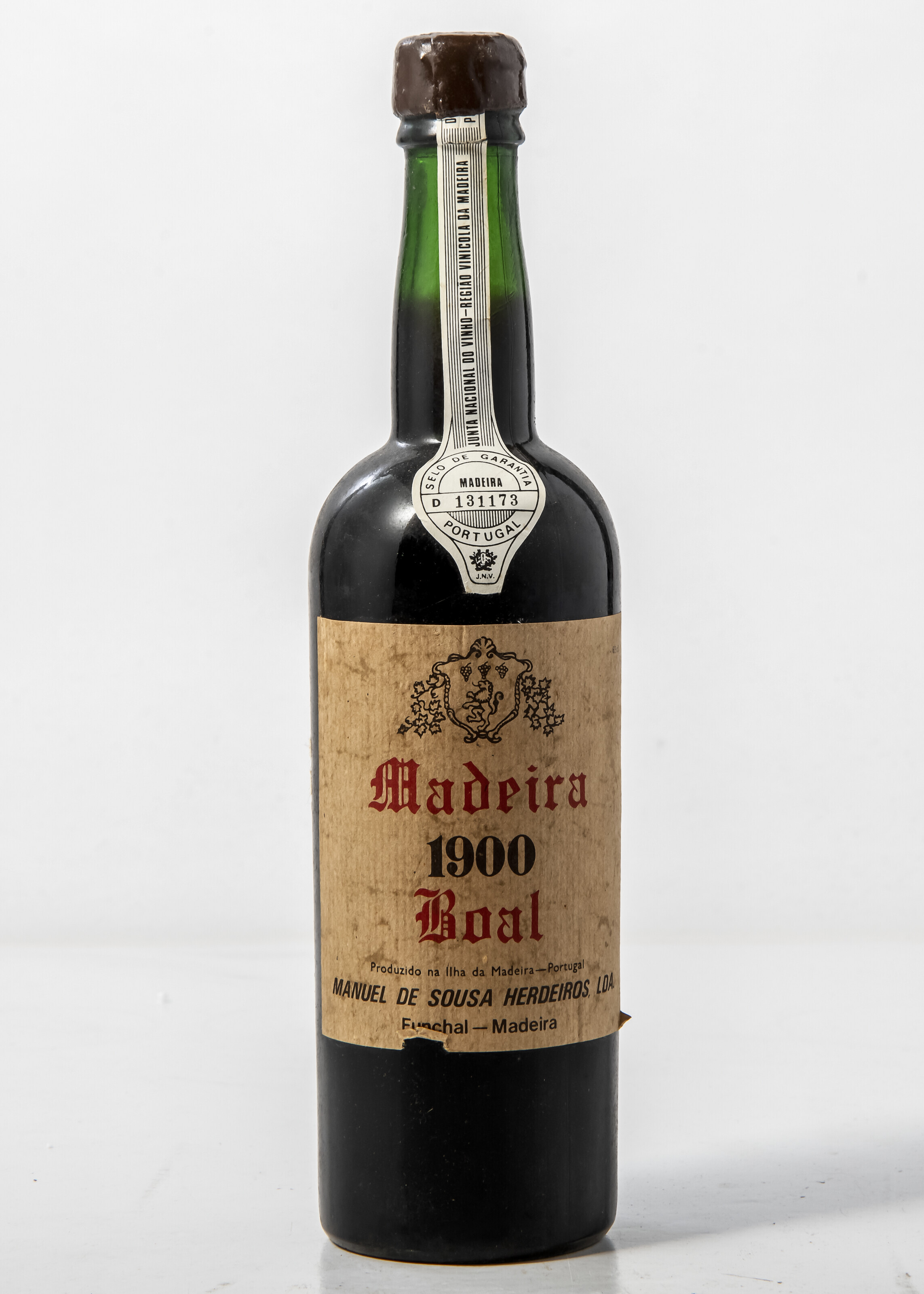 Manuel de Sousa, Boal 1900, MadeiraThree damaged wax capsules. One ...