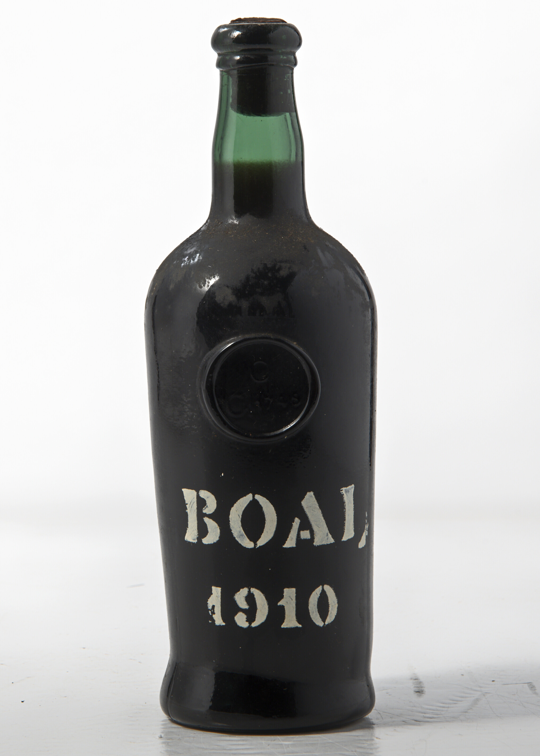 Boal 1910, MadeiraUnknown bottler. Remains of wax capsule. Stencilled ...