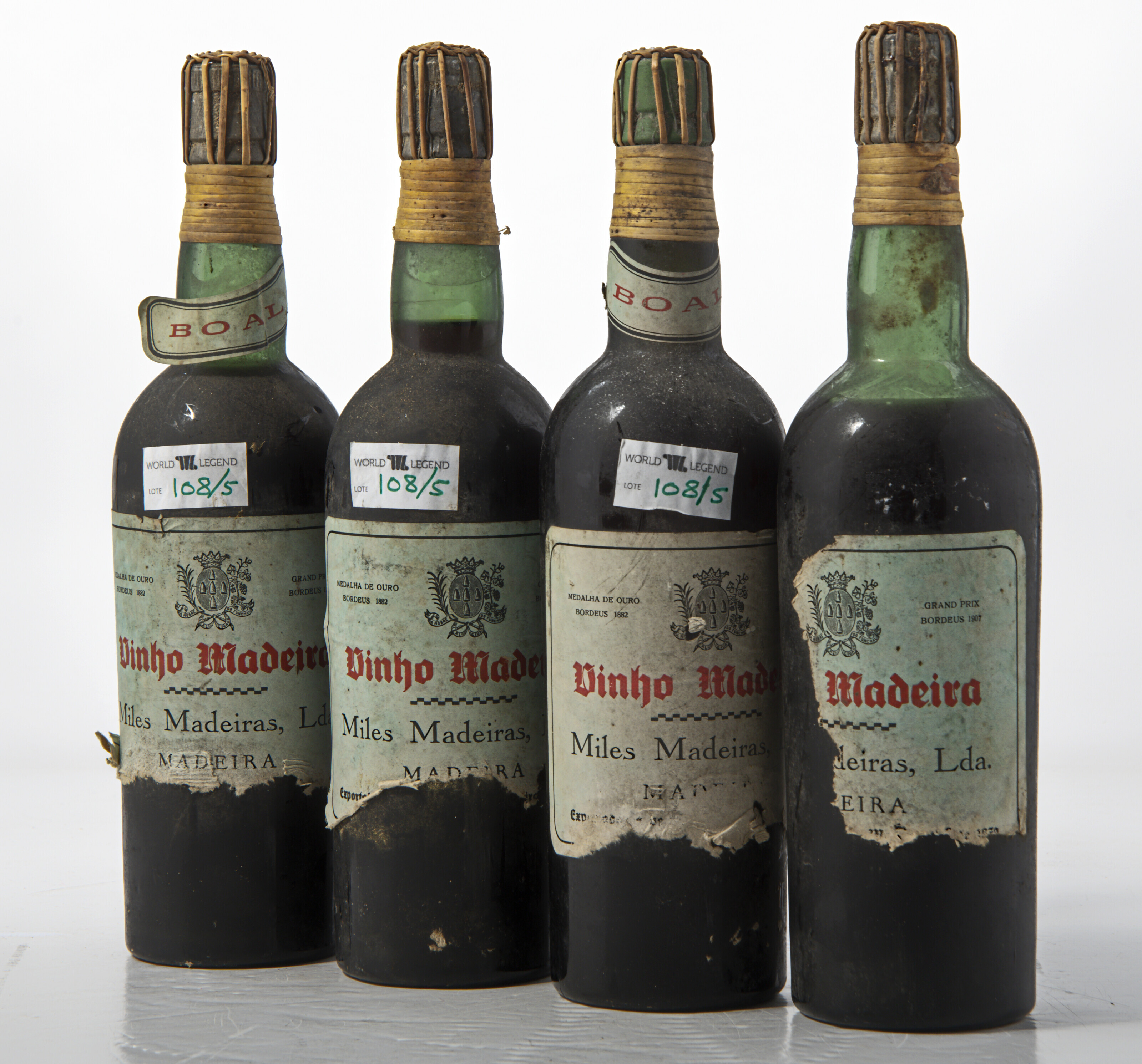 Miles, Boal, MadeiraBelieved early 20th century. Wicker capsules. Bin ...