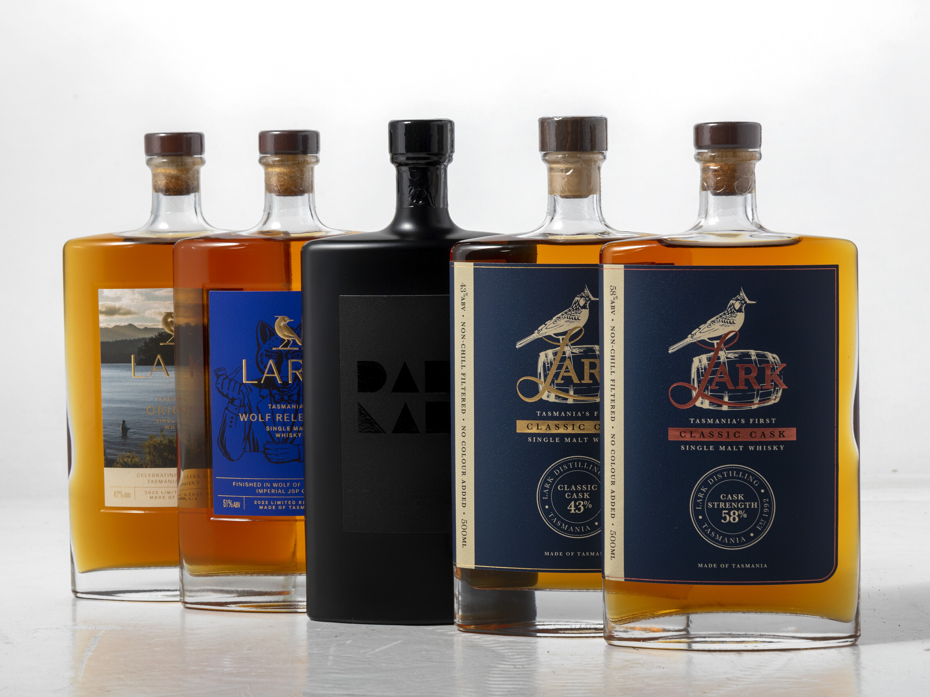 Mixed Lark, Lark, Classic Cask Cask Strength In presentation carton. 58 ...