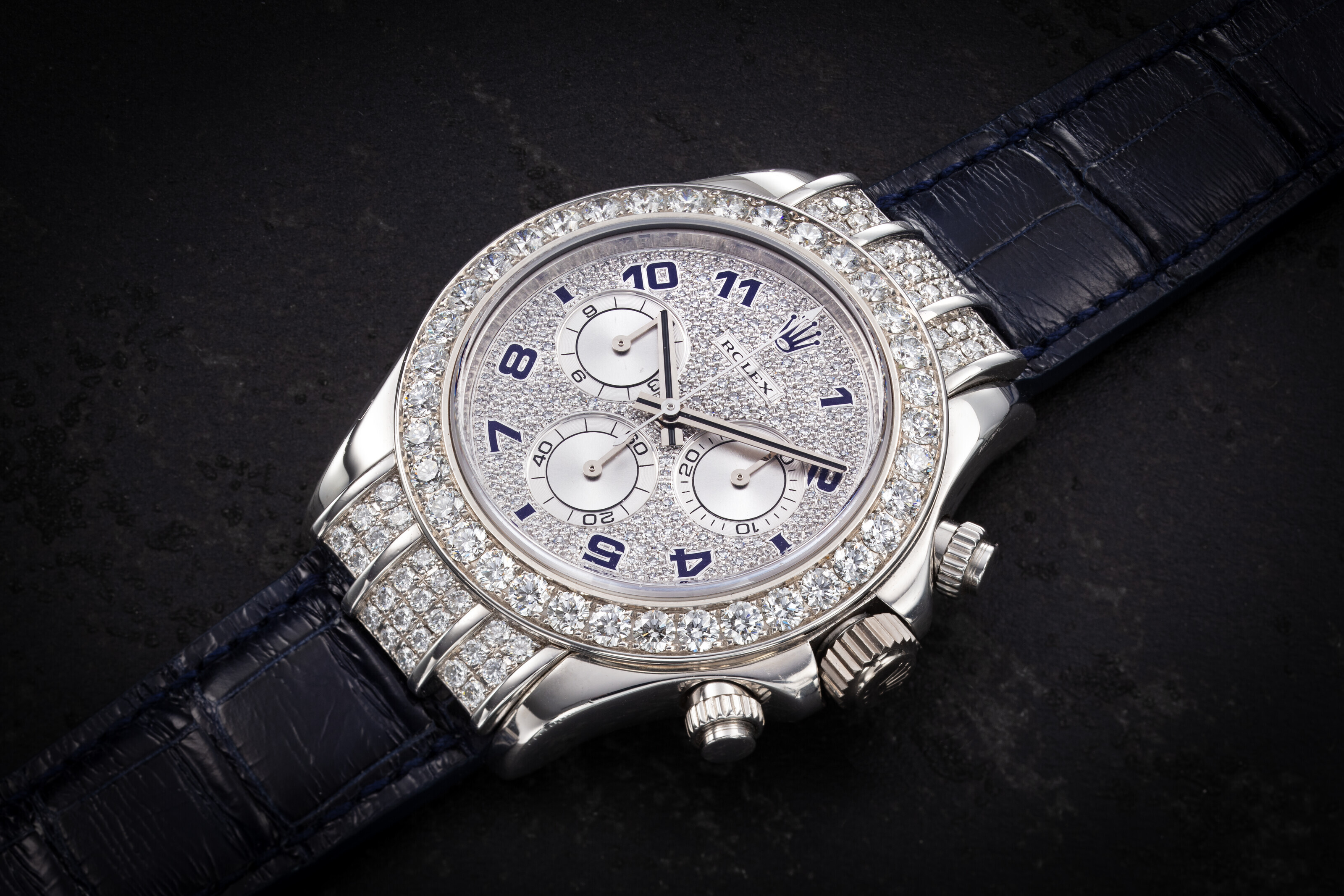 ROLEX, DAYTONA REF. 116599RBR, A GOLD AND DIAMOND-SET AUTOMATIC ...