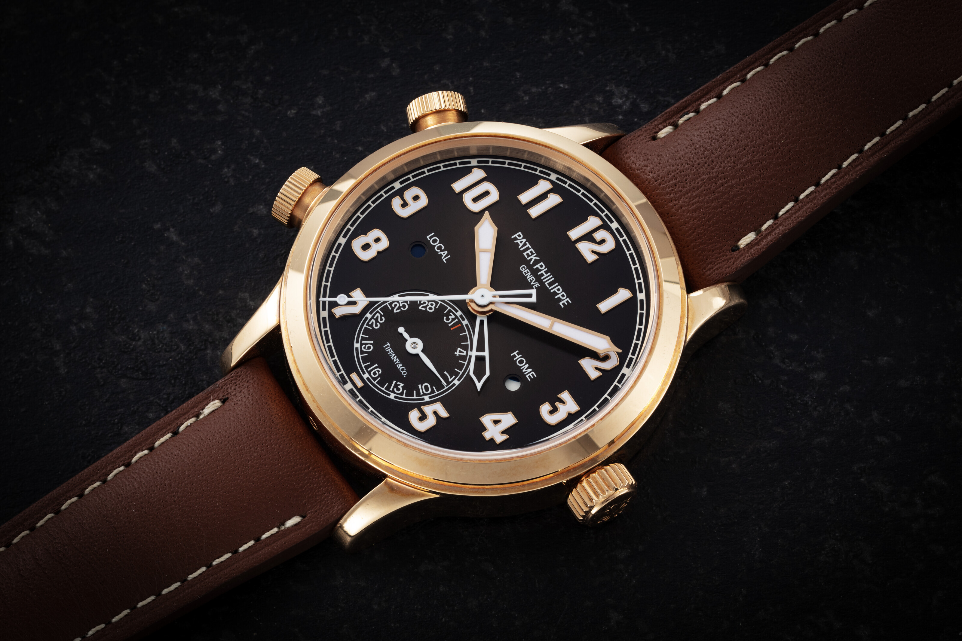 PATEK PHILIPPE, CALATRAVA TRAVEL TIME REF. 7234R-001 'TIFFANY DIAL', A ...