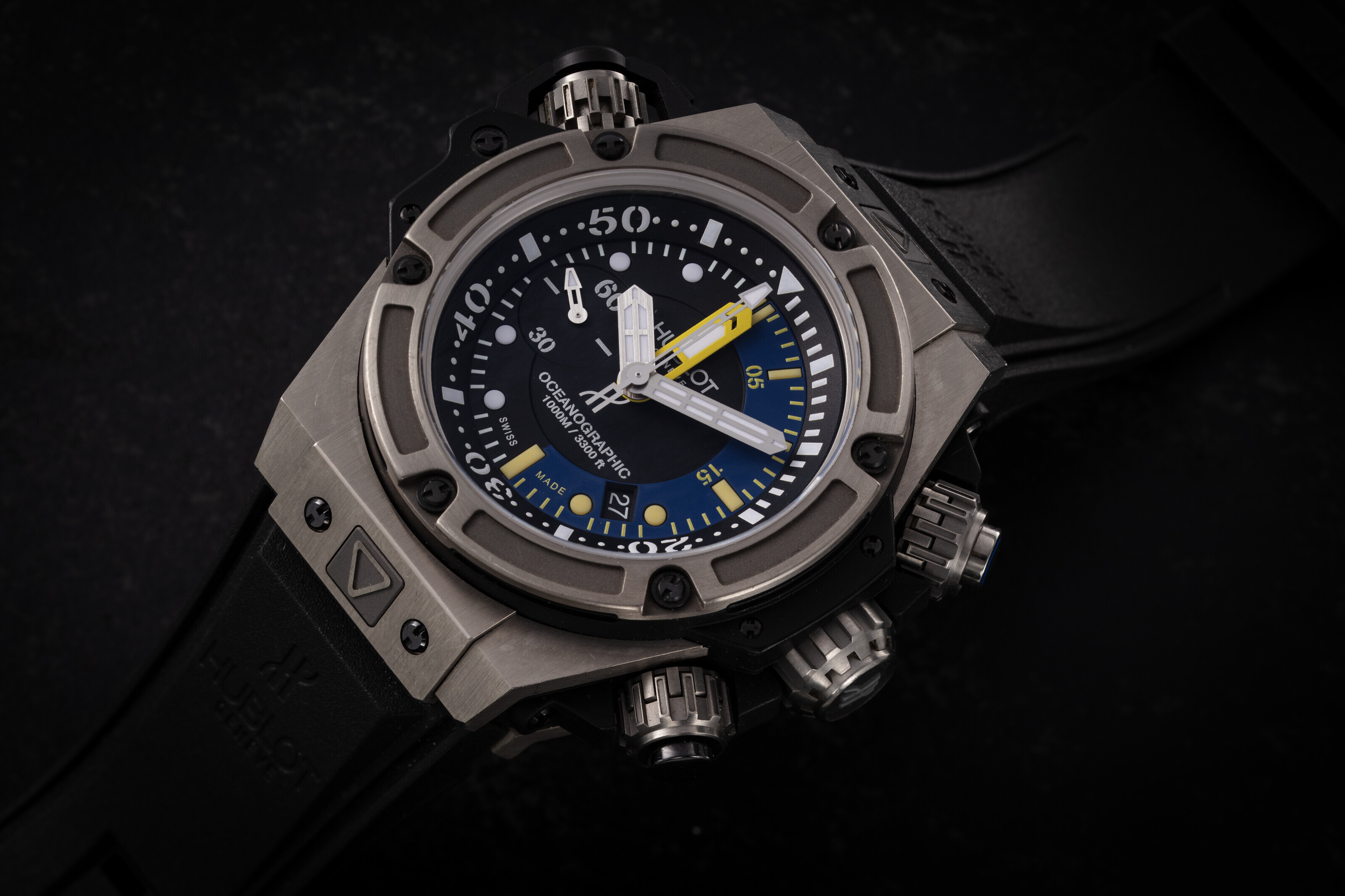 HUBLOT, KING POWER OCEANOGRAPHIC 1000, A LIMITED EDITION TITANIUM ...