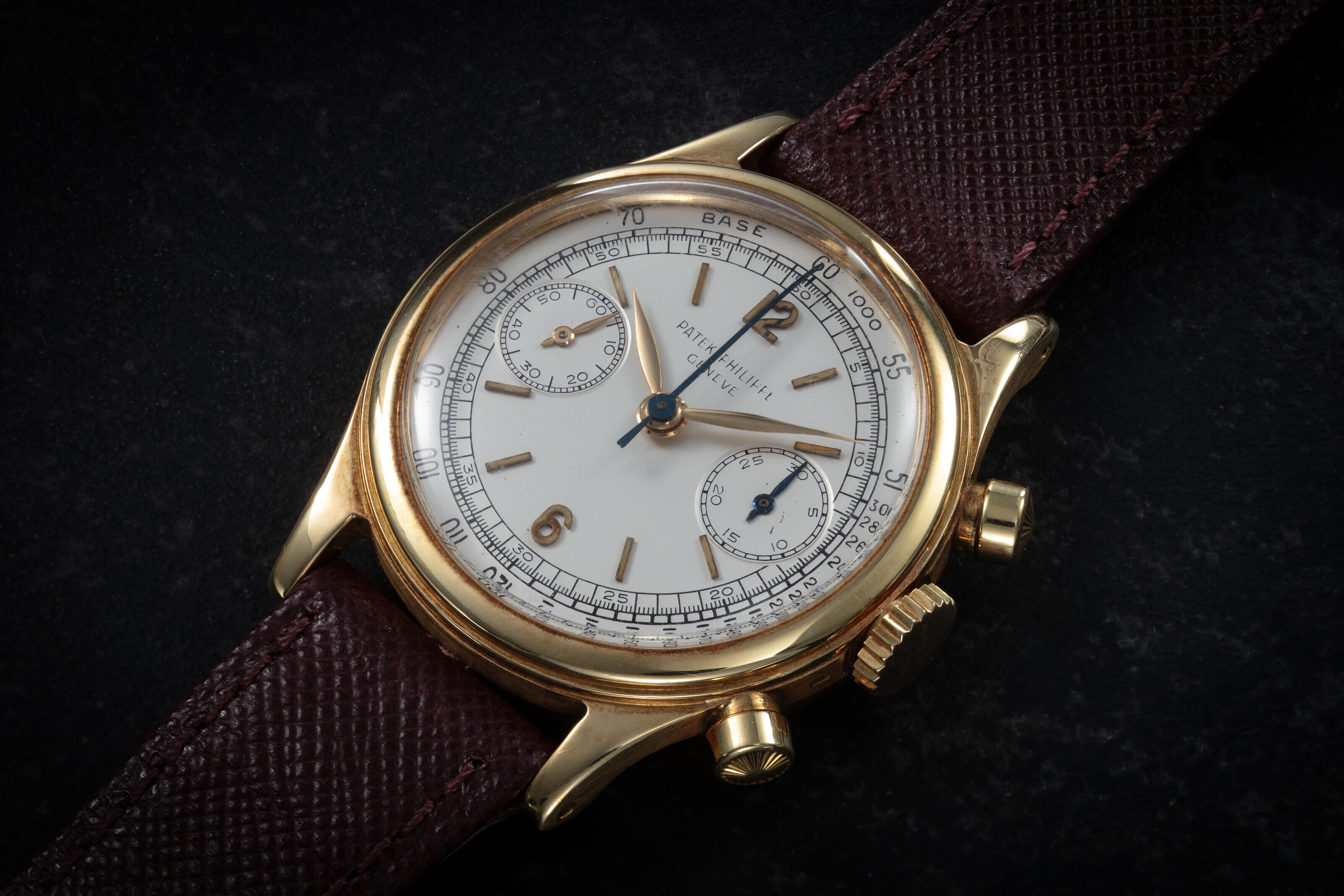 PATEK PHILIPPE, REF. 1463 “TASTI TONDI,” AN EXCEPTIONALLY FINE AND RARE ...