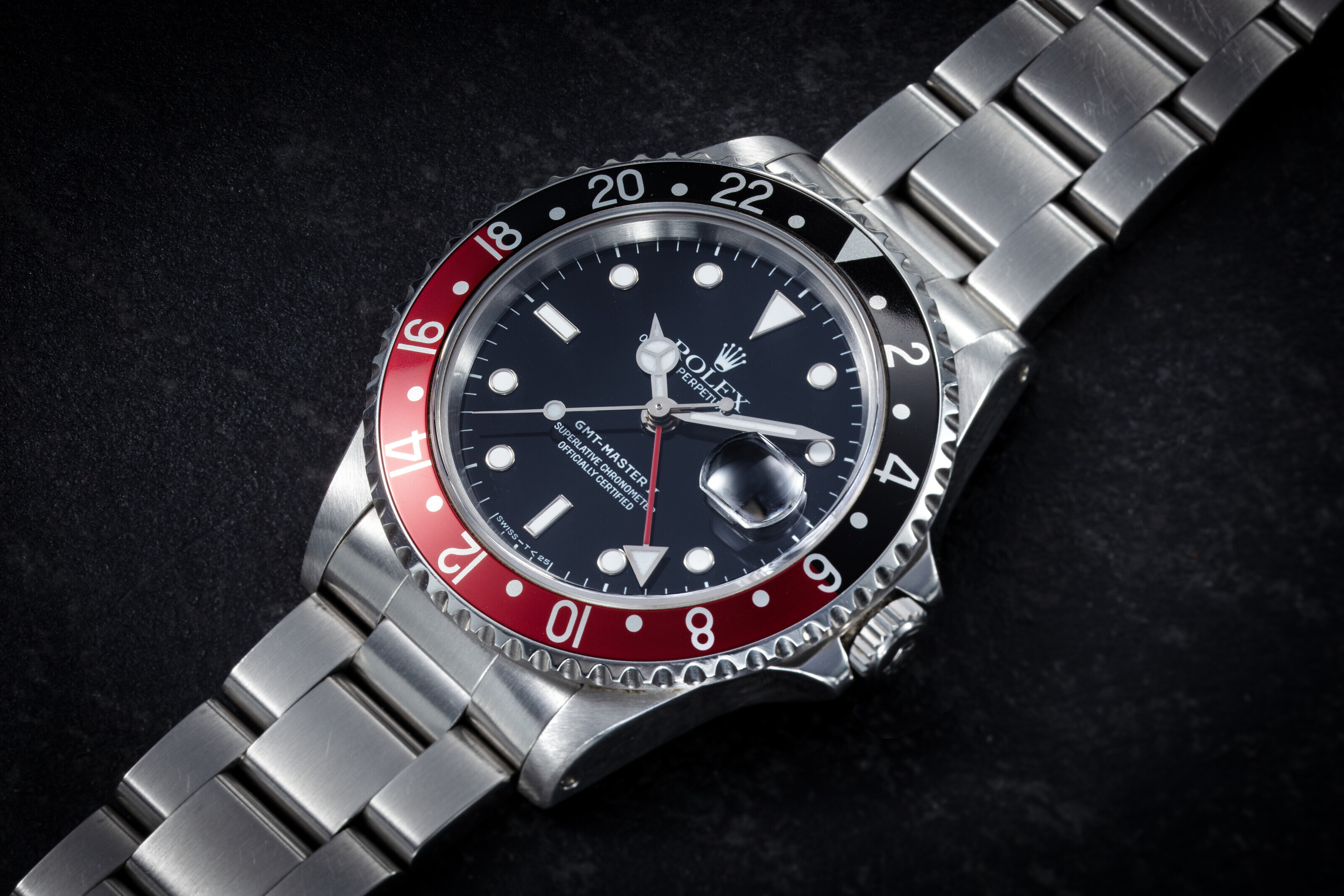 ROLEX, GMT-MASTER REF. 16710 ‘COKE’, A STAINLESS STEEL AUTOMATIC DUAL ...