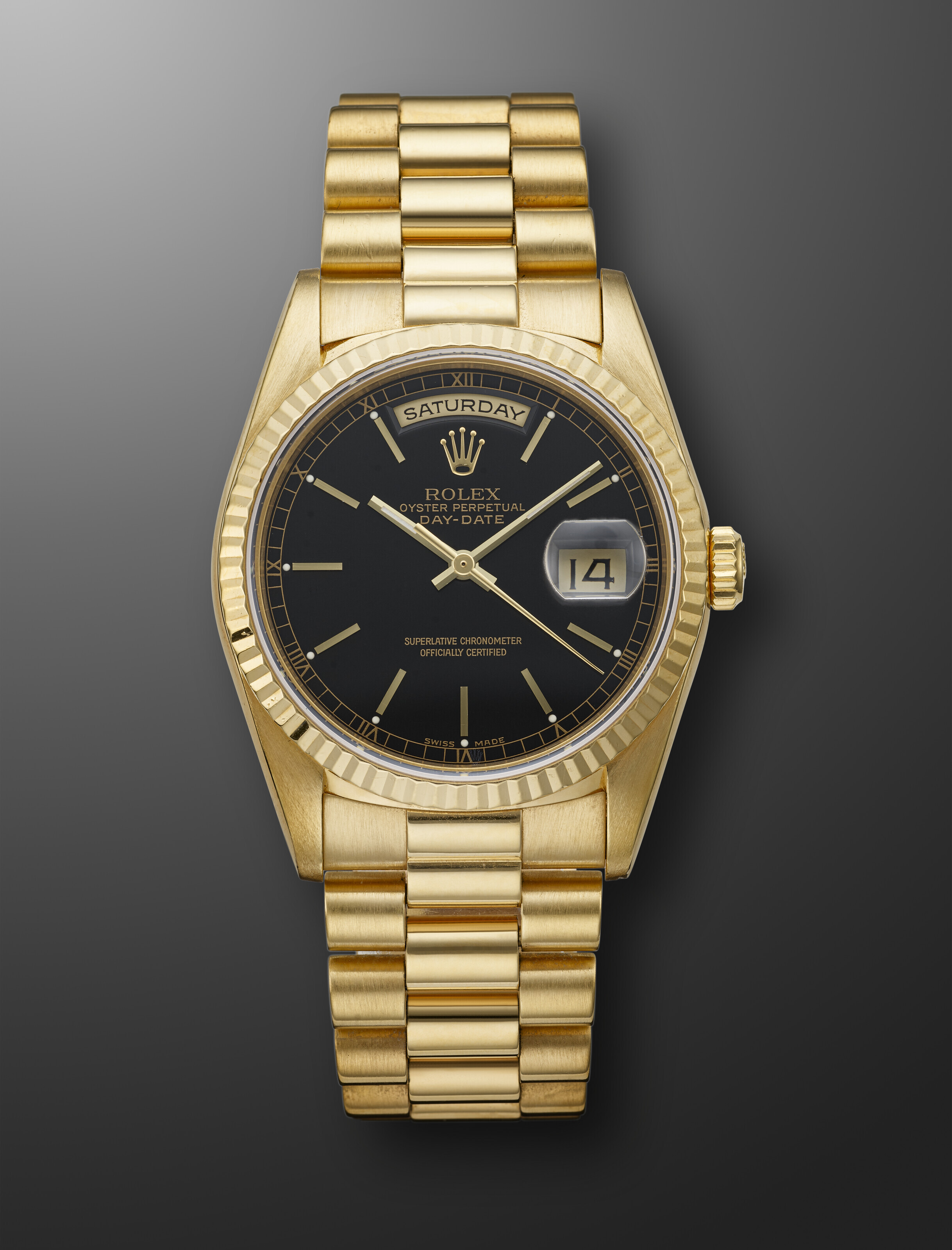 ROLEX, YELLOW GOLD 'DAY-DATE', REF. 18238, | Christie’s