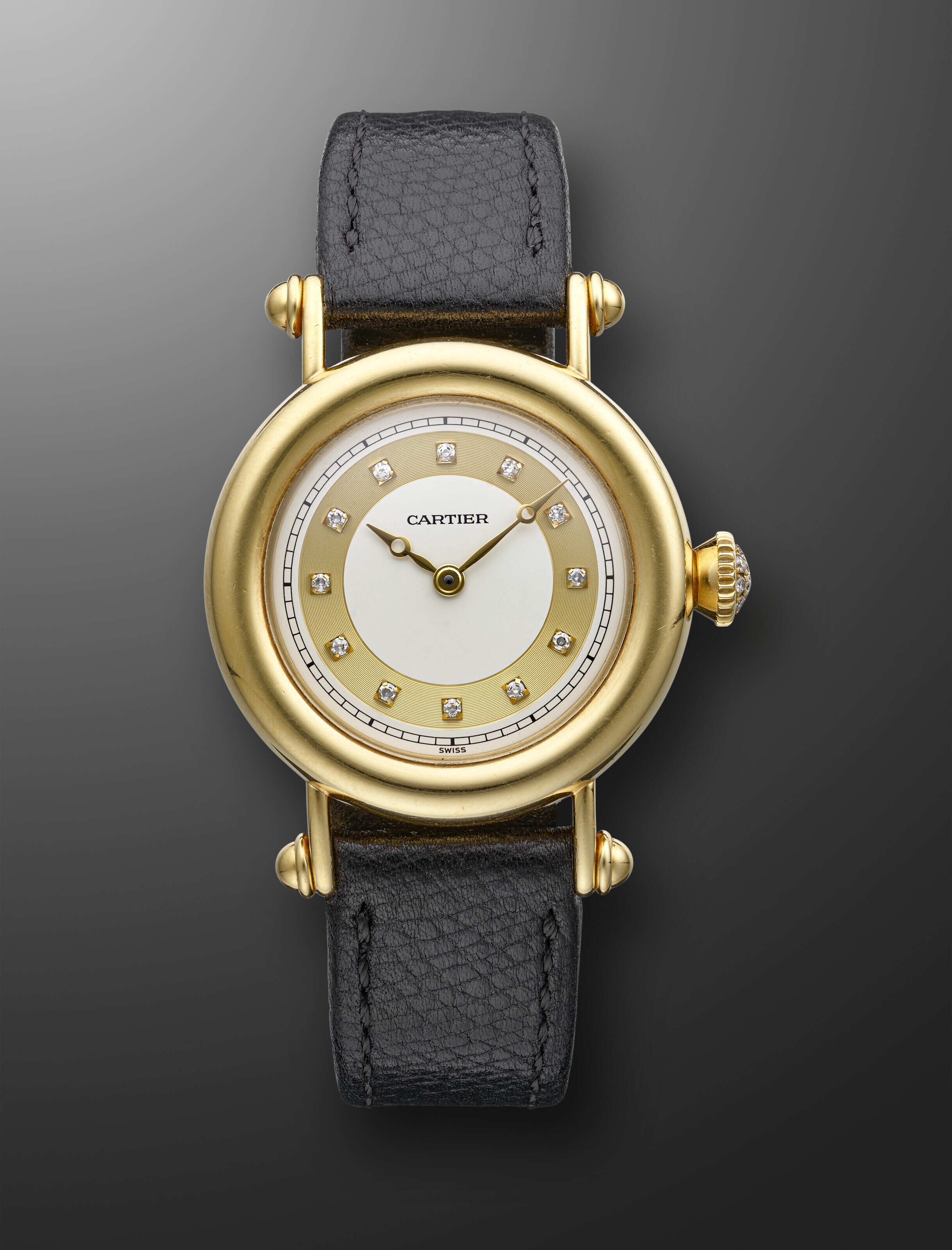 CARTIER, YELLOW GOLD AND DIAMOND-SET 'DIABOLO', REF. 1430, | Christie’s