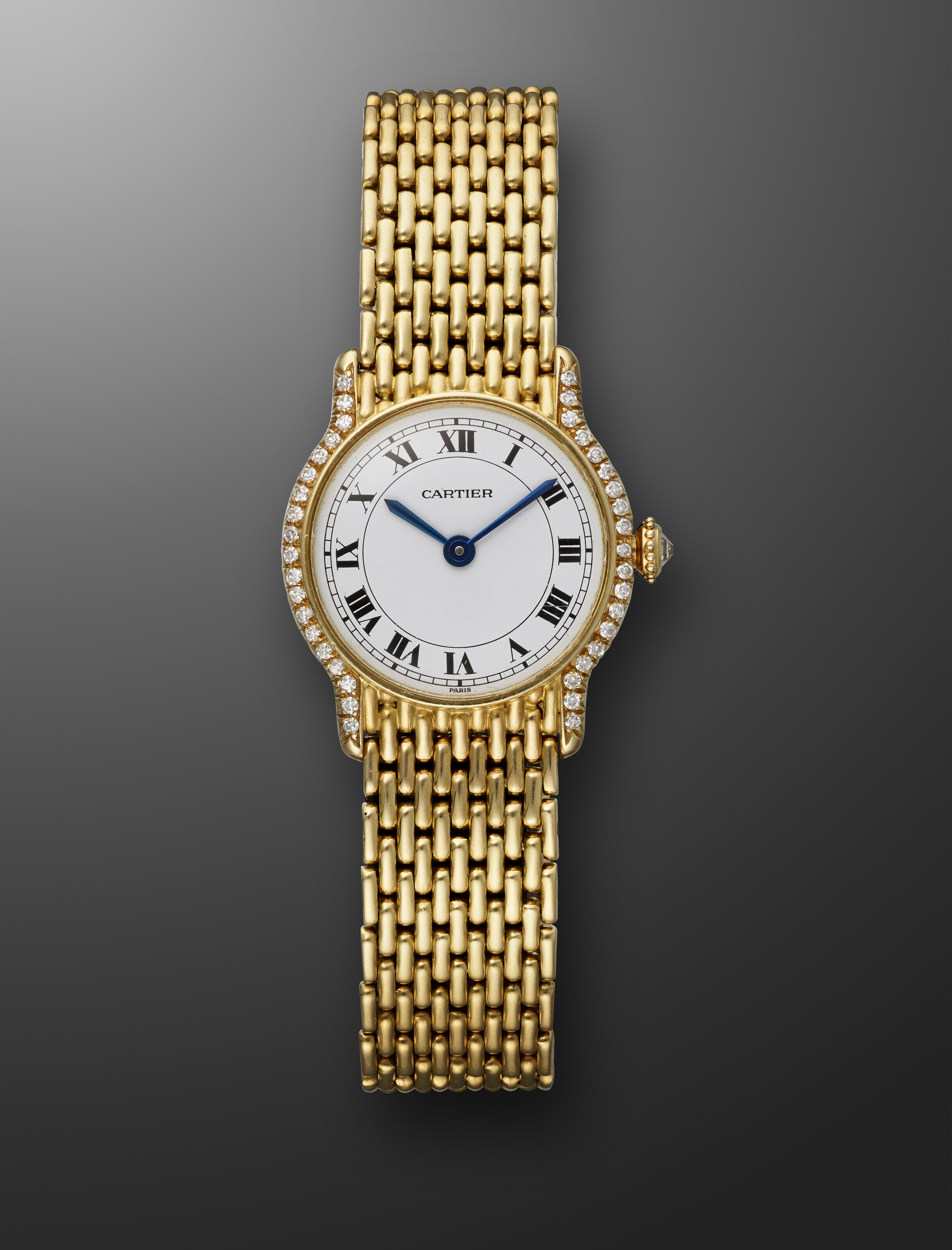 CARTIER, YELLOW GOLD AND DIAMOND-SET 'PARIS VENDOME RONDE', | Christie’s