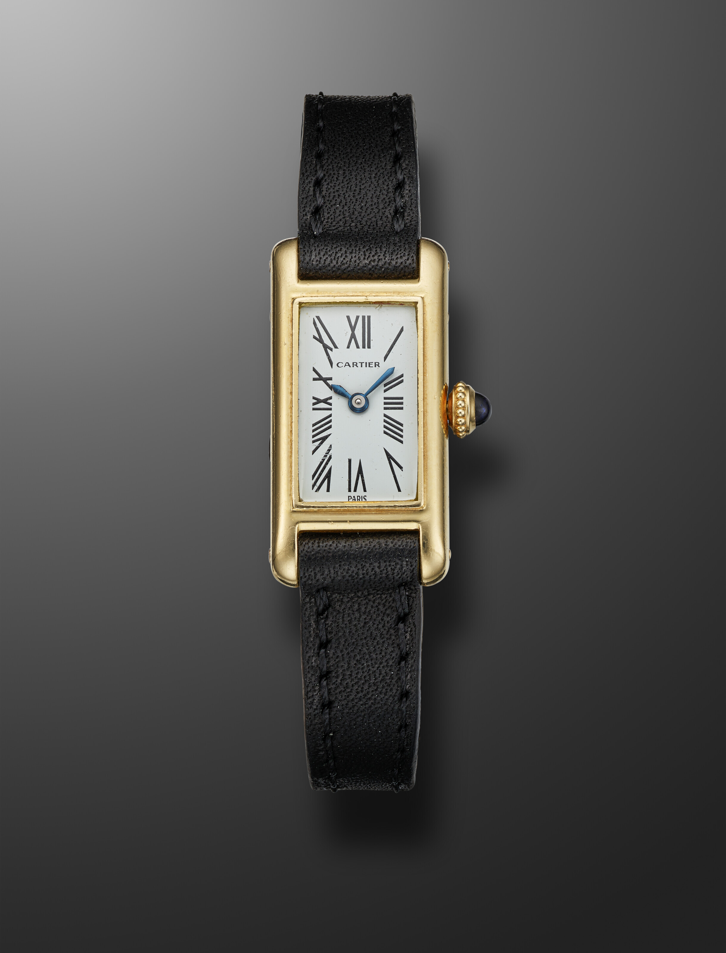 CARTIER, YELLOW GOLD MINI 'TANK ALLONGEE', | Christie’s