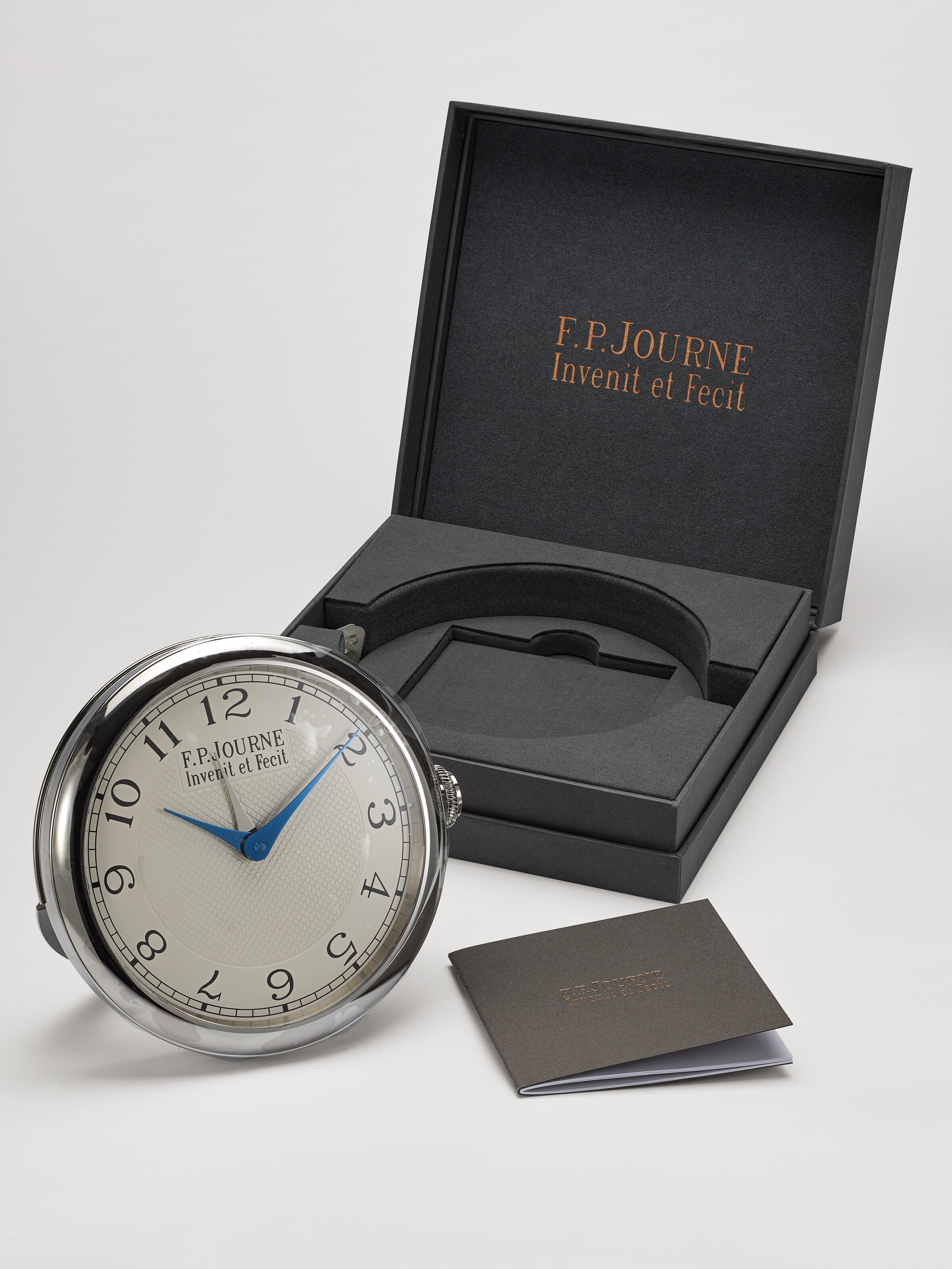 F.P. JOURNE, BRASS ALARM TABLE CLOCK, | Christie’s