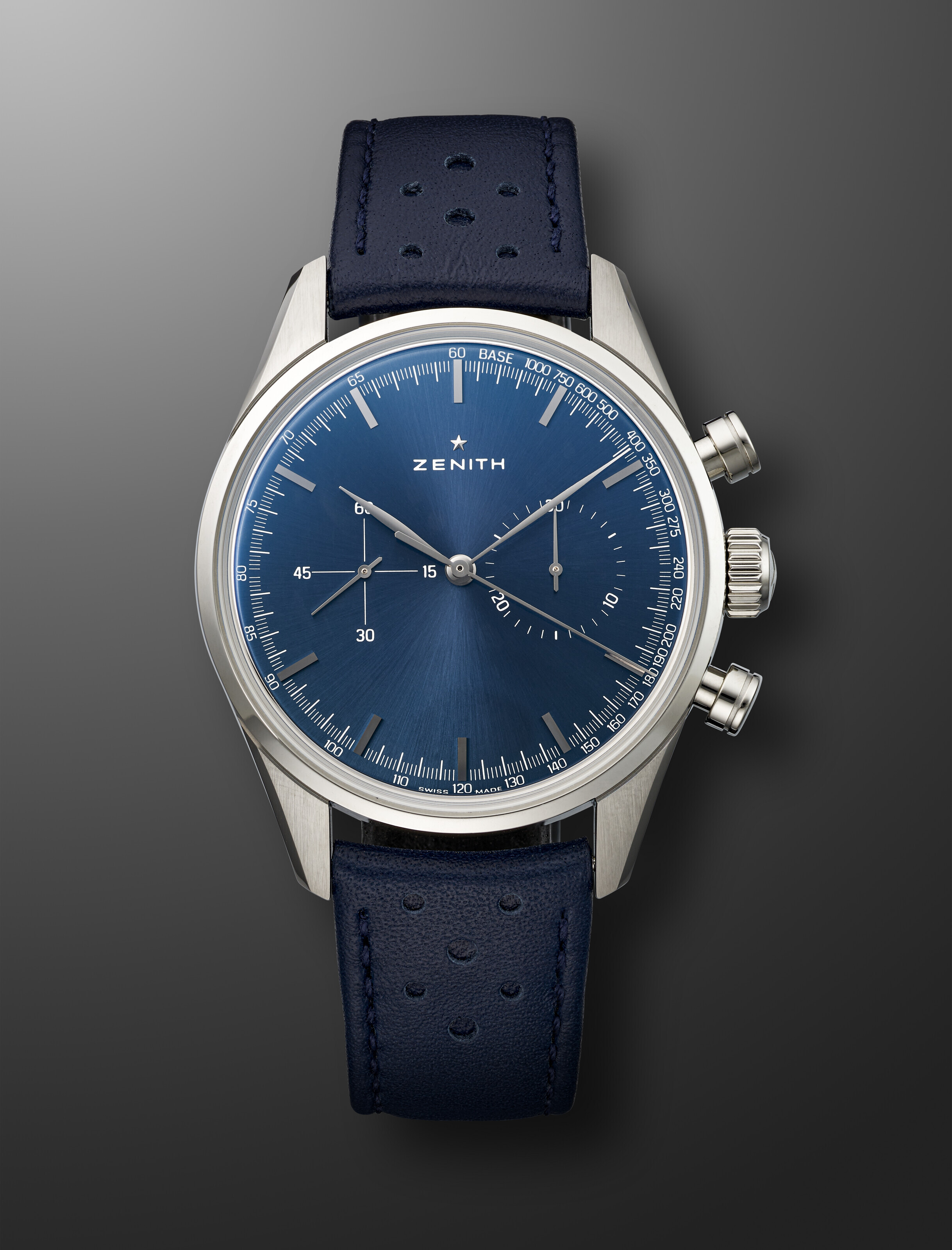 ZENITH, STAINLESS STEEL CHRONOGRAPH 'EL PRIMERO HERITAGE', REF. 03.2150 ...