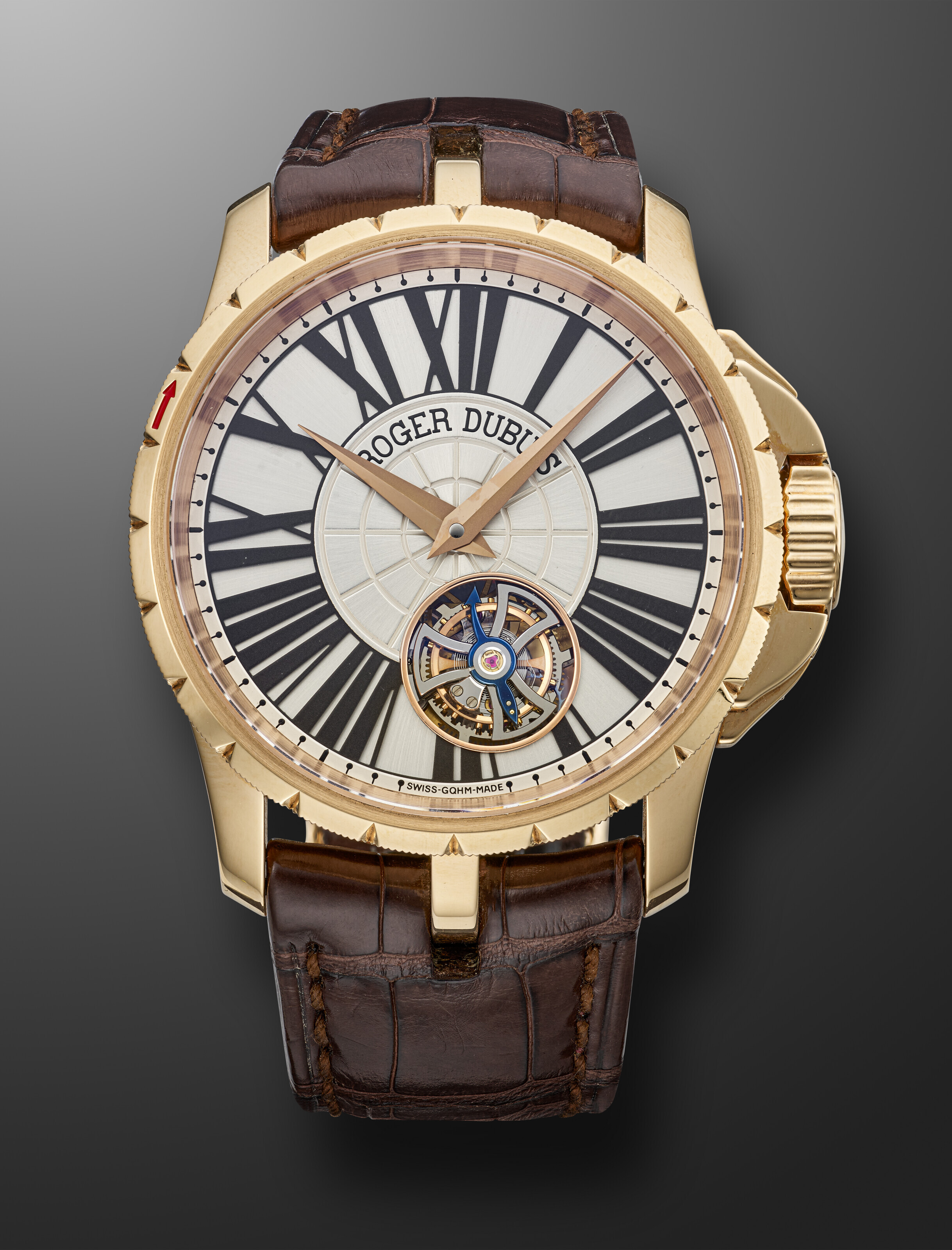 ROGER DUBUIS, PROTOTYPE PINK GOLD MINUTE REPEATING TOURBILLON ...