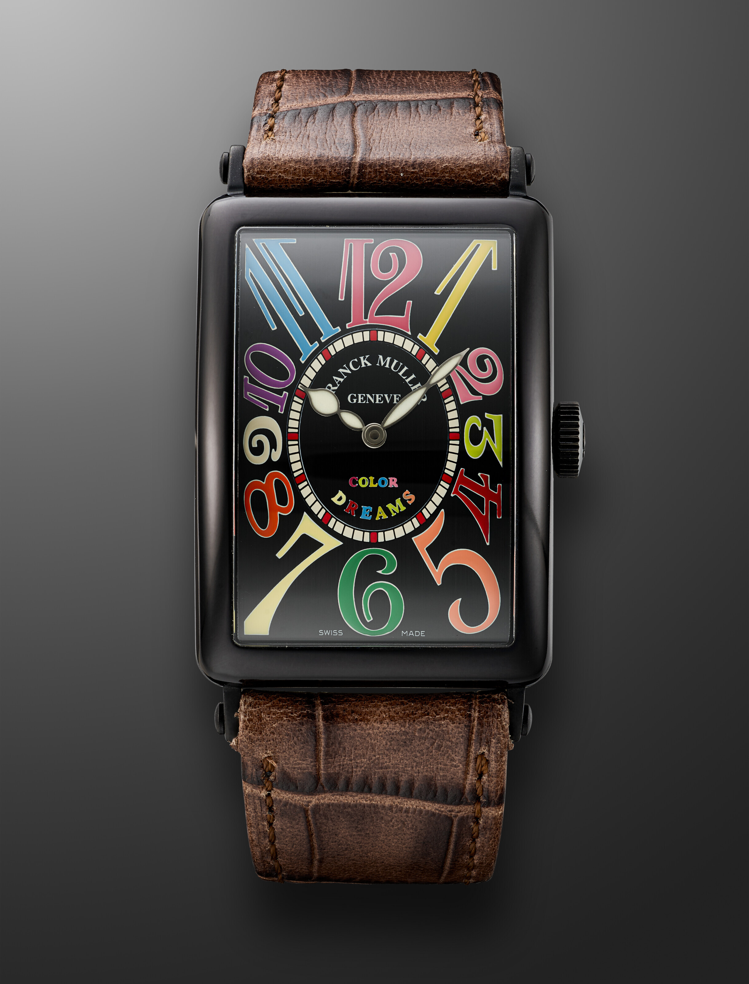 FRANCK MULLER, PVD-COATED WHITE GOLD 'COLOR DREAMS', REF. 1200 SC NR ...