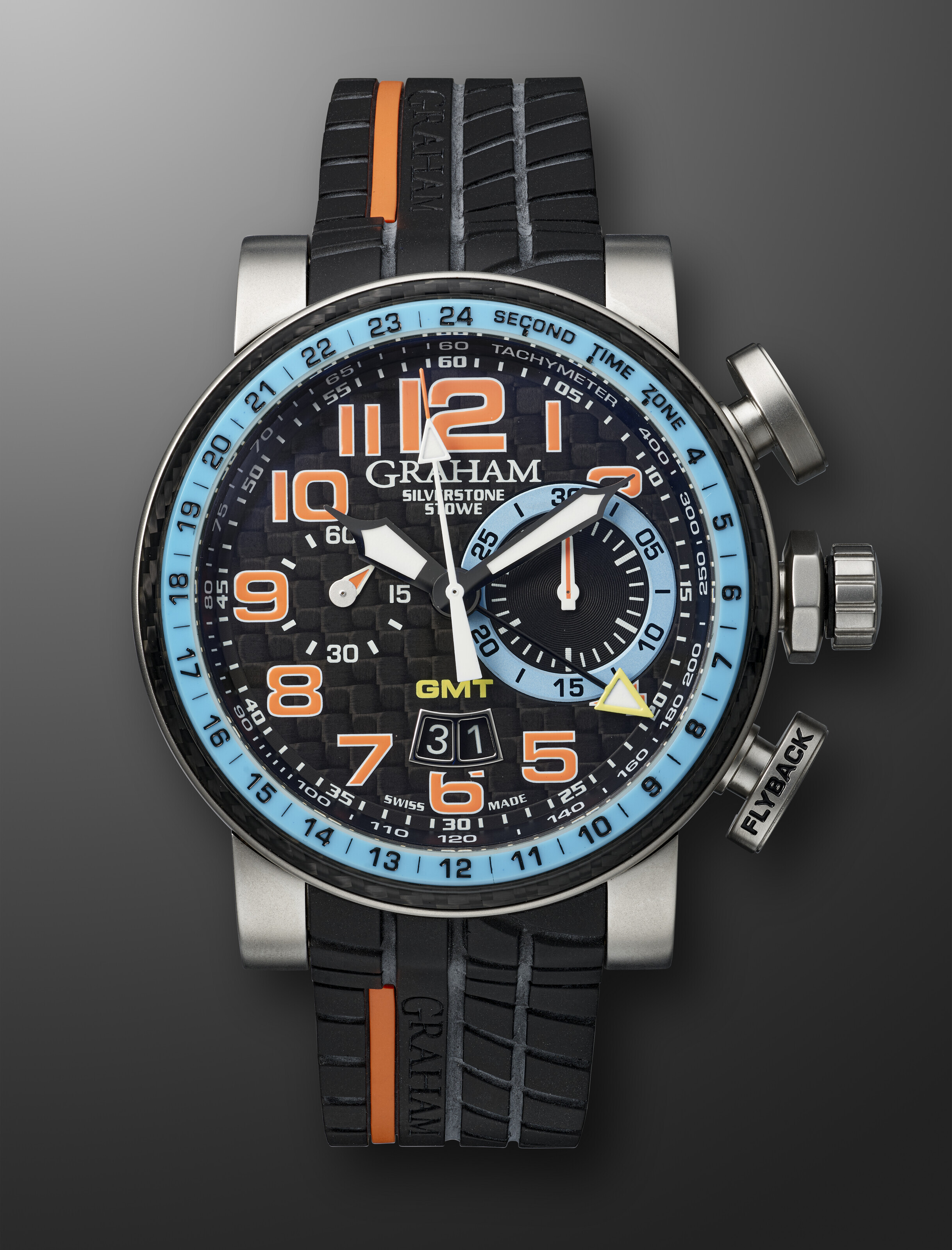 GRAHAM, LIMITED EDITION STAINLESS STEEL GMT CHRONOGRAPH 'BIG ...