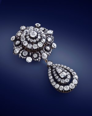 THE WÜRTTEMBERG DIAMOND JEWELS IMPRESSIVE 19TH CENTURY SUITE OF DIAMOND ...