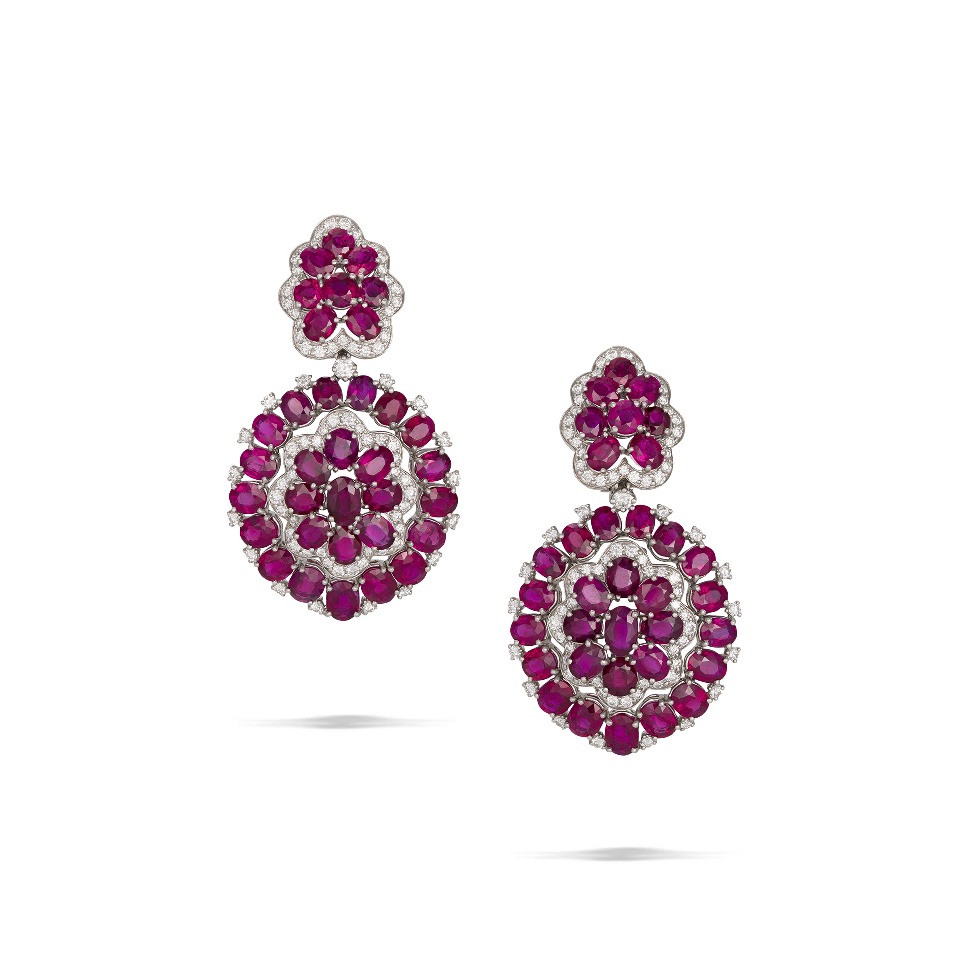 HARRY WINSTON RUBY AND DIAMOND EARRINGS, | Christie’s