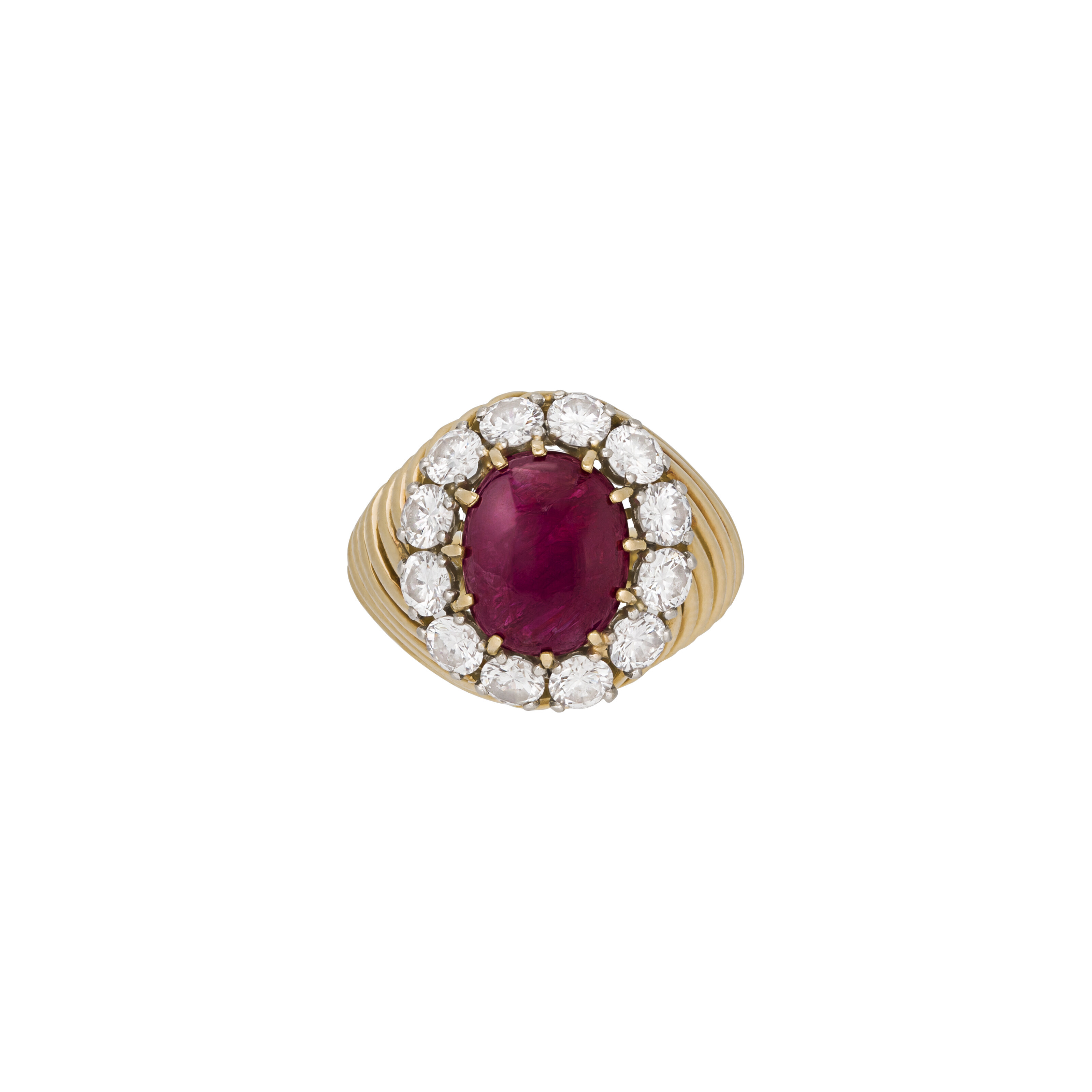 NO RESERVE | VAN CLEEF & ARPELS RUBY AND DIAMOND RING, | Christie’s
