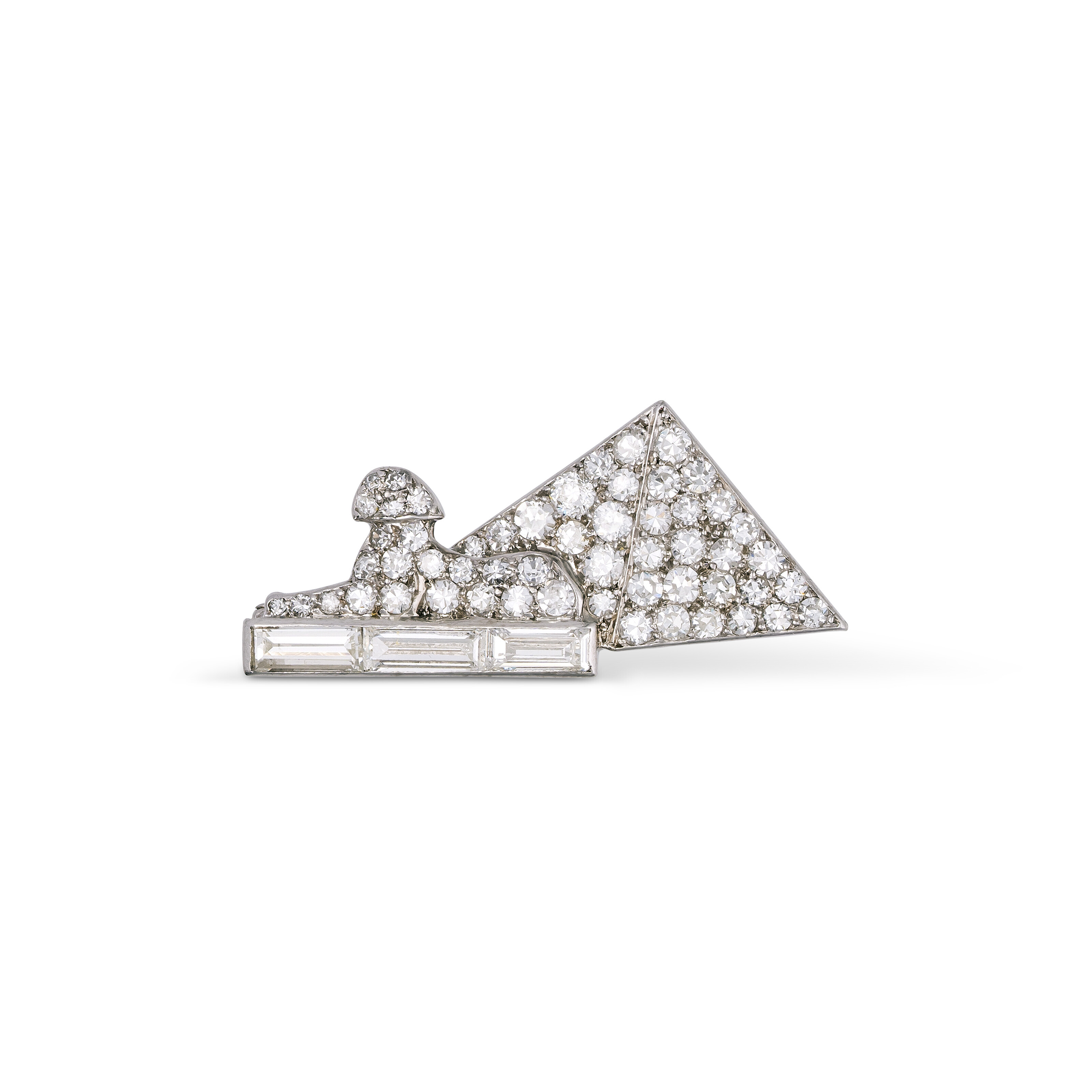 CARTIER ART DECO DIAMOND 'SPHINX' BROOCH, | Christie’s