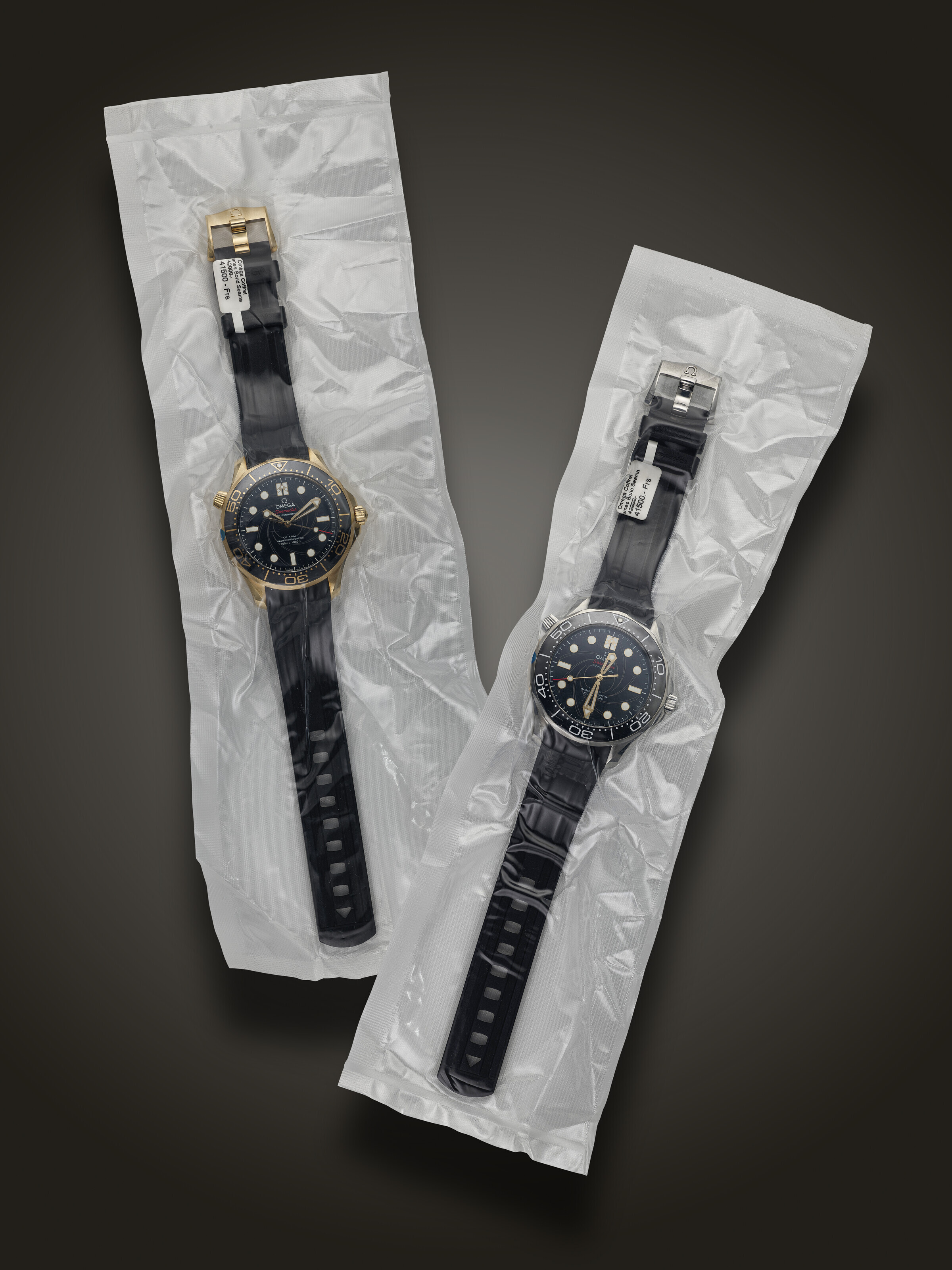 OMEGA, SEALED SET OF TWO LIMITED EDITION 'THE JAMES BOND SET ...