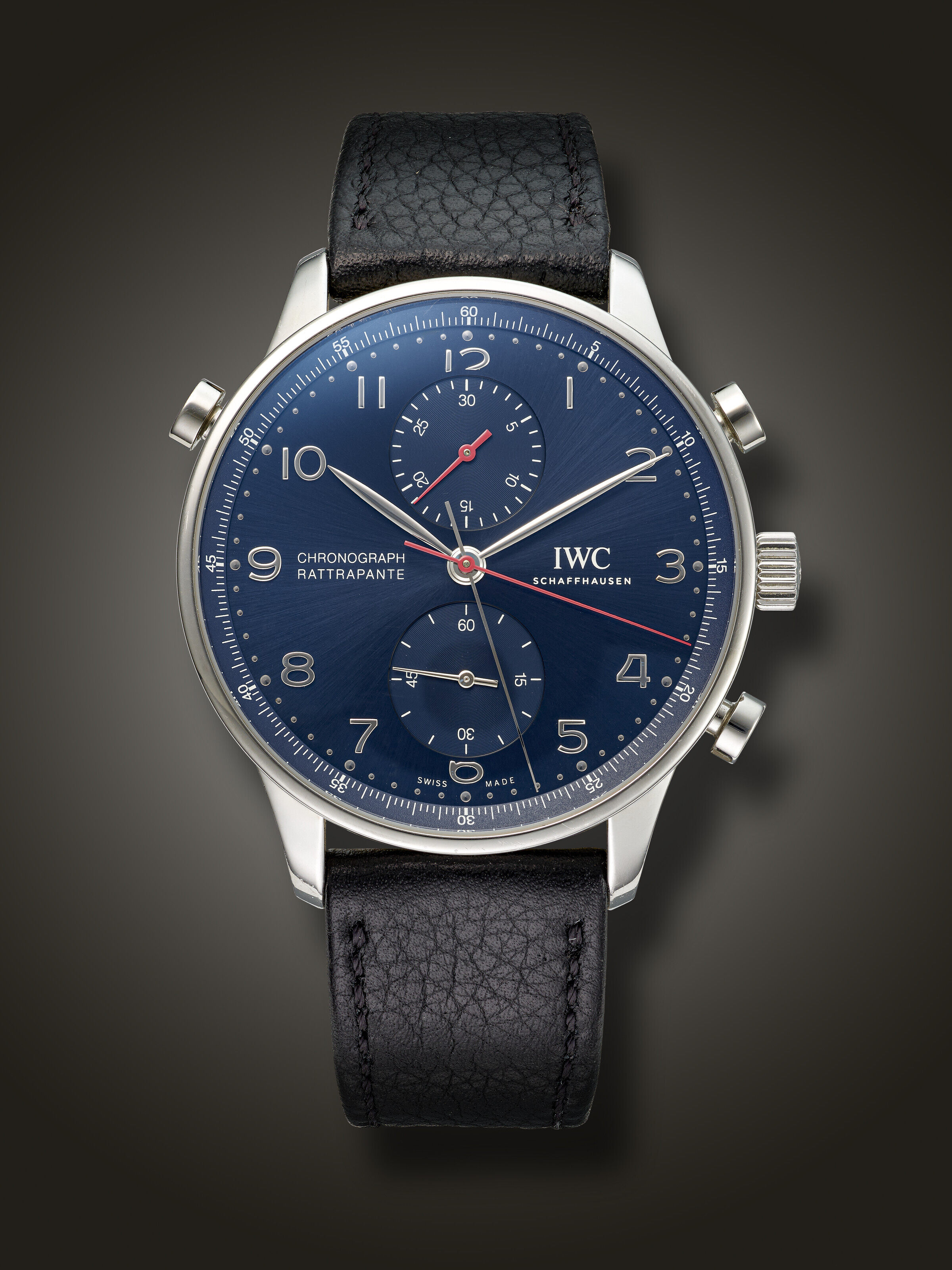 IWC, LIMITED EDITION STAINLESS STEEL SPLIT-SECONDS CHRONOGRAPH ...