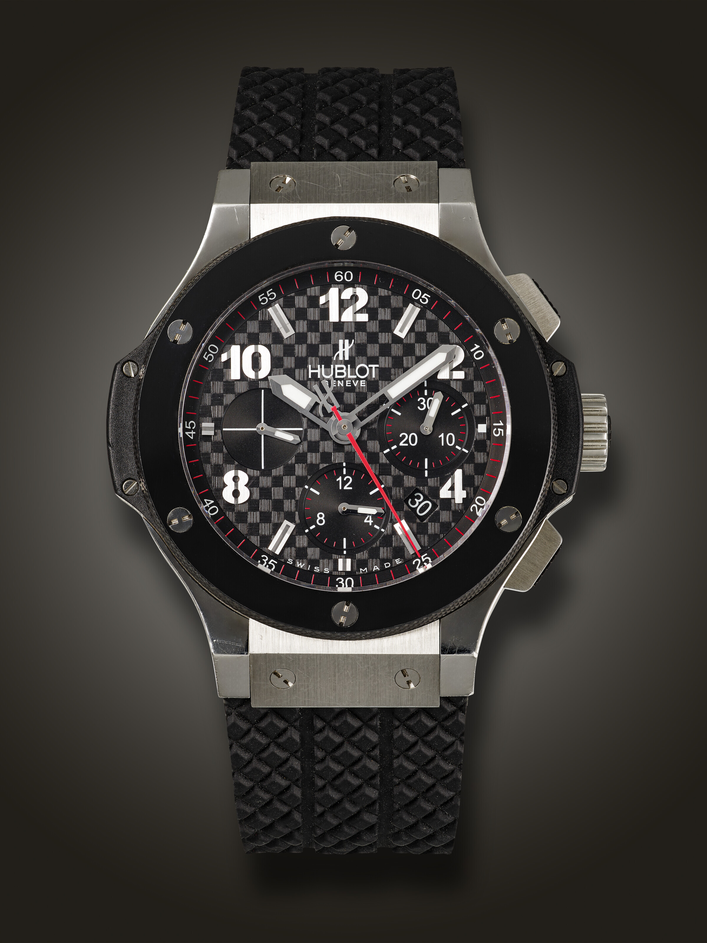 HUBLOT, STAINLESS STEEL AND CERAMIC CHRONOGRAPH 'BIG BANG', REF. 301.SB.131.RX, | Christie’s