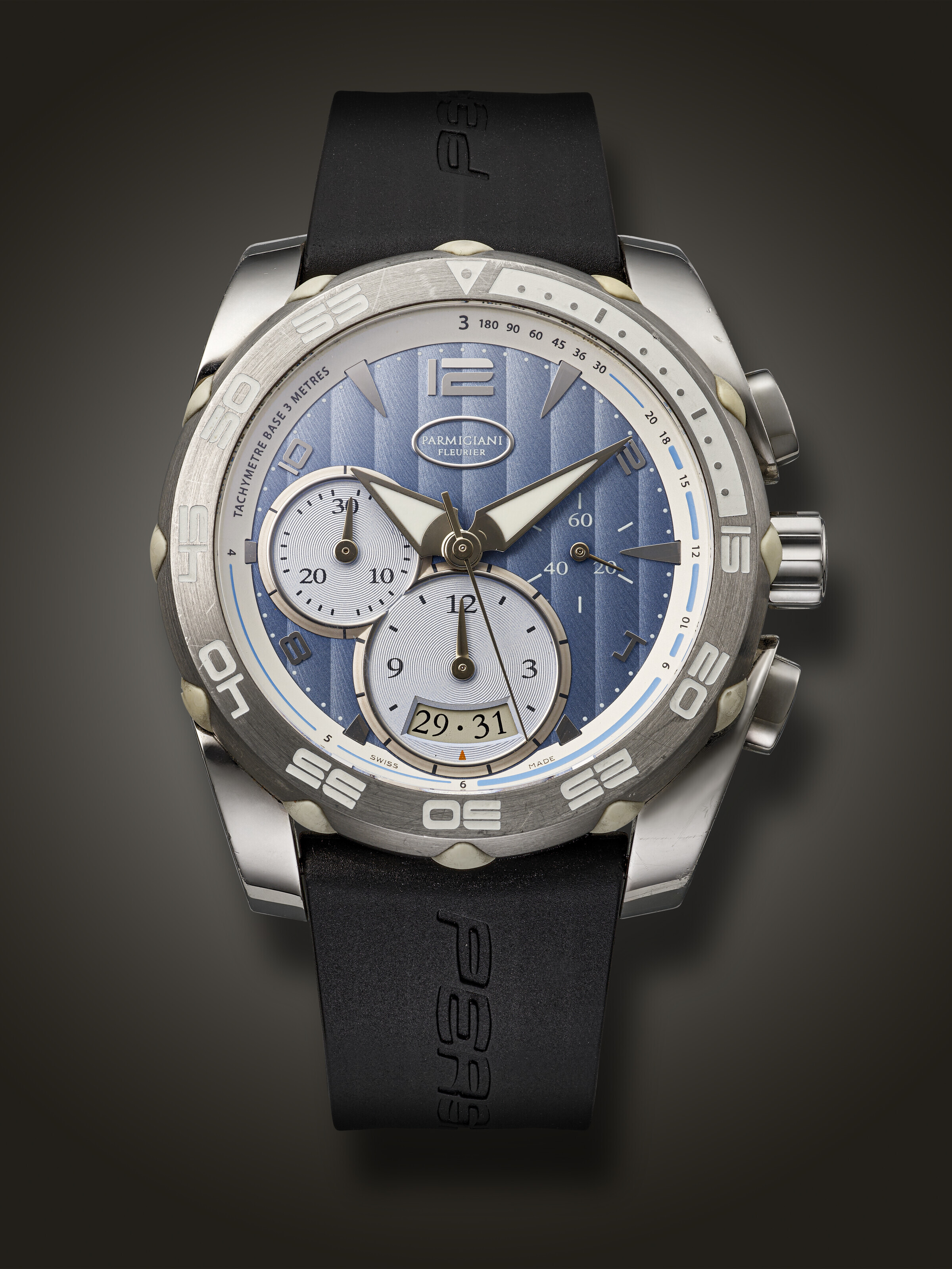 PARMIGIANI FLEURIER, STAINLESS STEEL CHRONOGRAPH 'PERSHING', REF ...