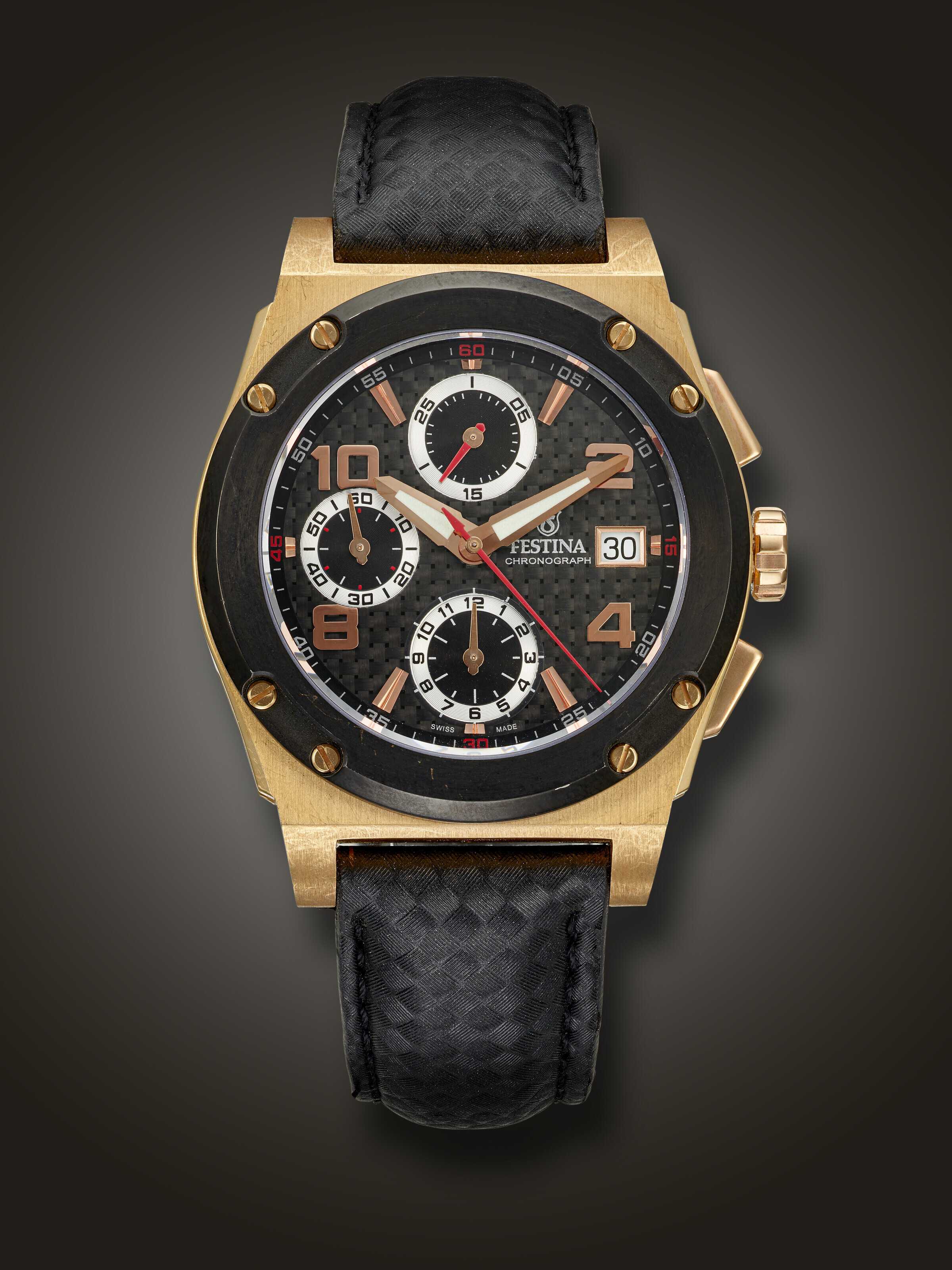 FESTINA, PINK GOLD CHRONOGRAPH WRISTWATCH, | Christie’s