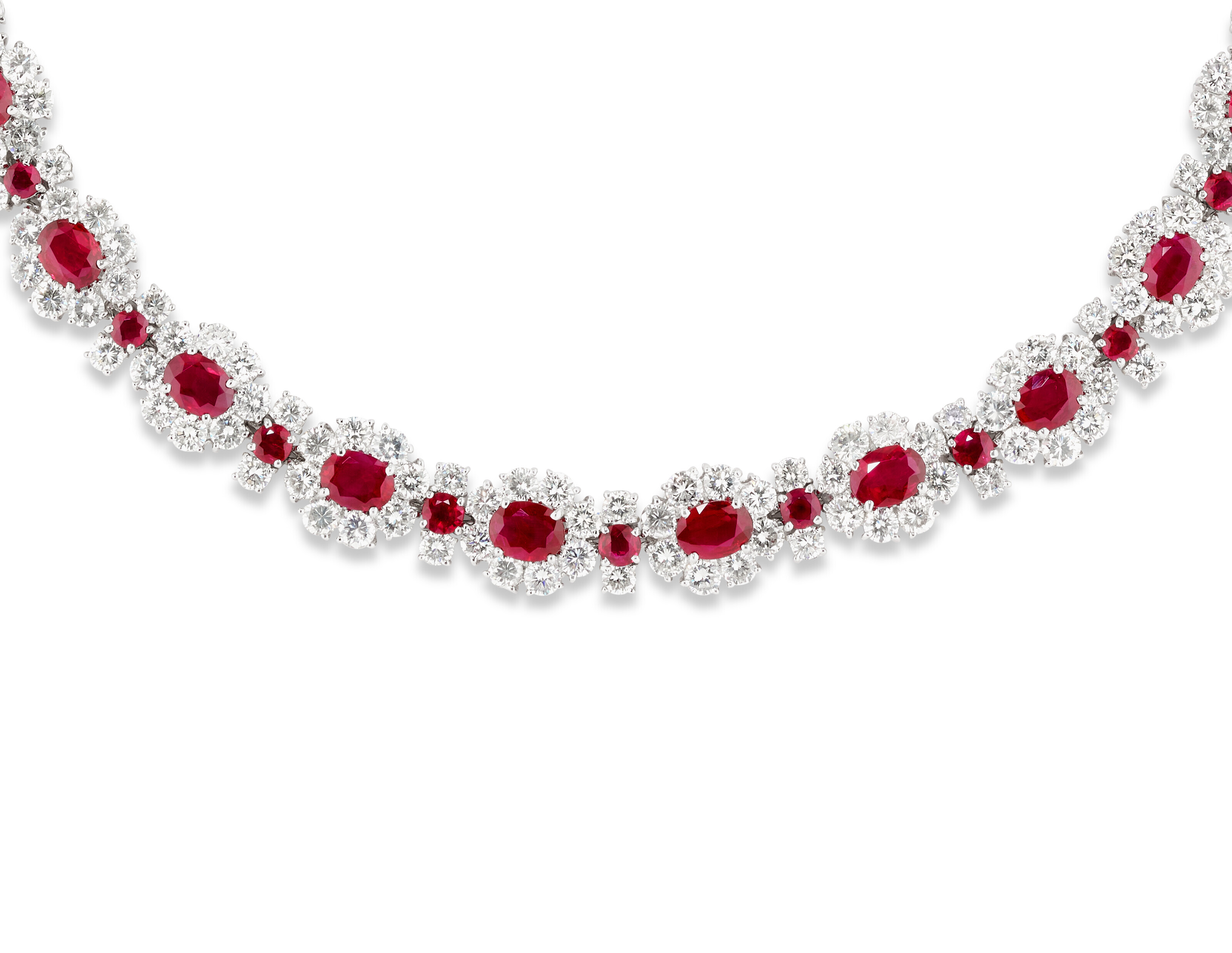 RUBY AND DIAMOND NECKLACE, | Christie’s