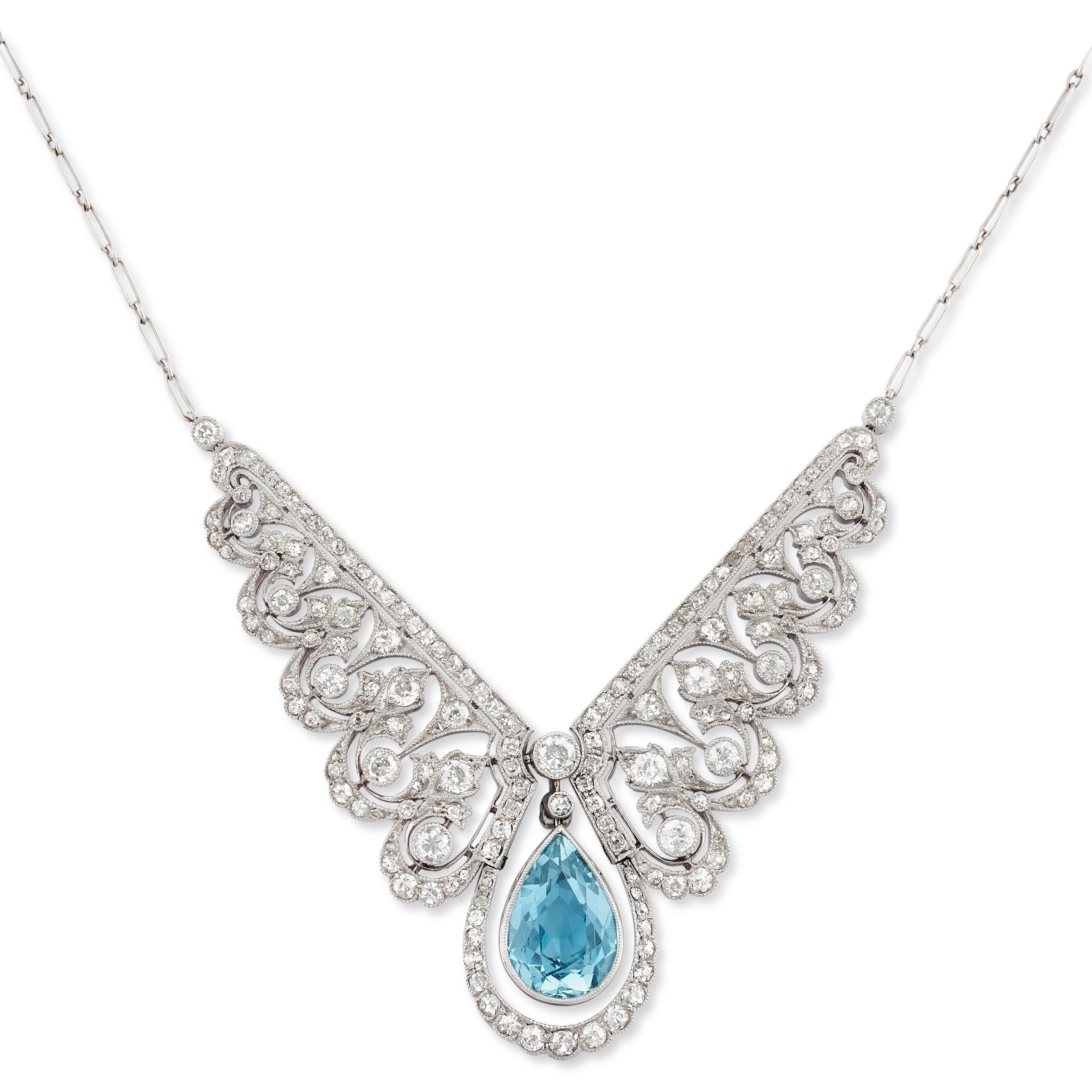 BELLE EPOQUE AQUAMARINE AND DIAMOND NECKLACE, | Christie’s