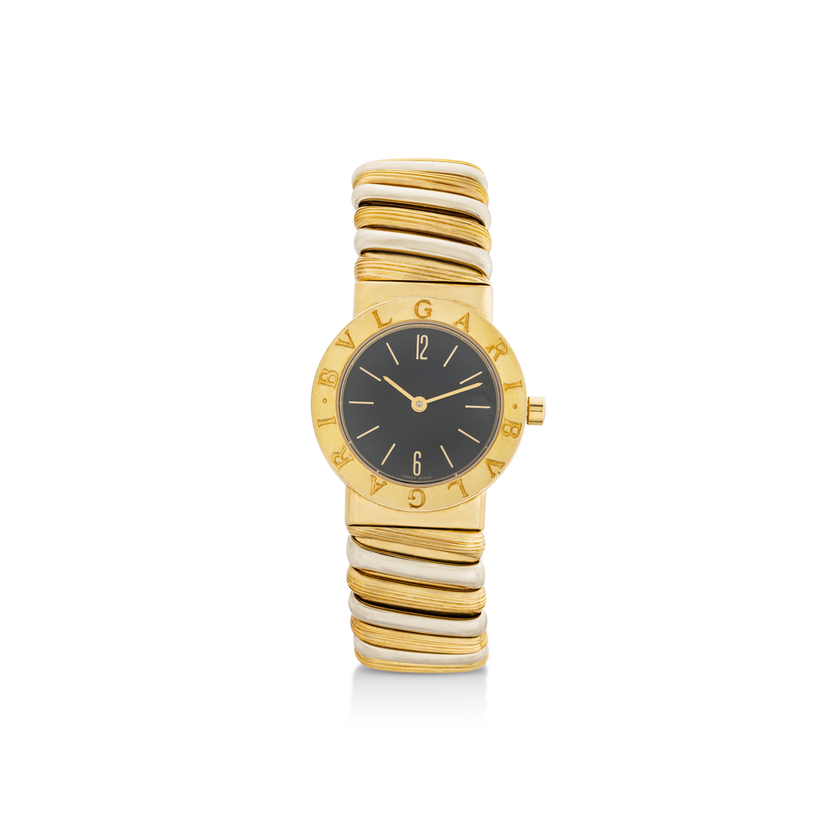 NO RESERVE | BULGARI TUBOGAS 'BVLGARI BVLGARI' LADY'S WRISTWATCH ...
