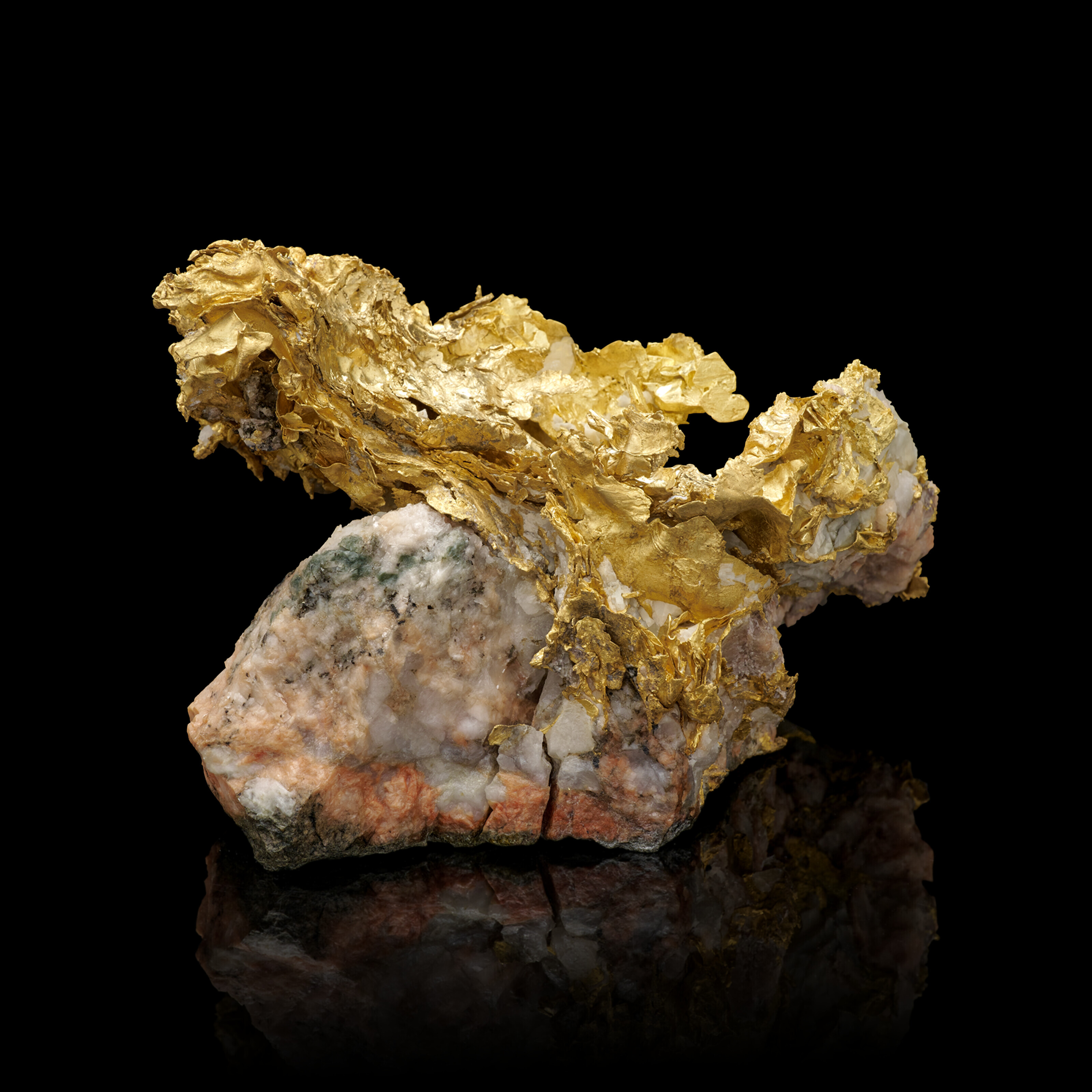 NATIVE GOLD LEAF ON GRANITE, | Christie’s