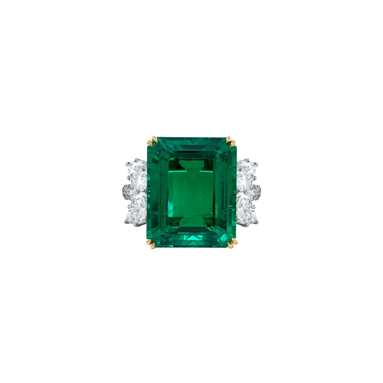EXCEPTIONAL HARRY WINSTON EMERALD AND DIAMOND RING | Christie's